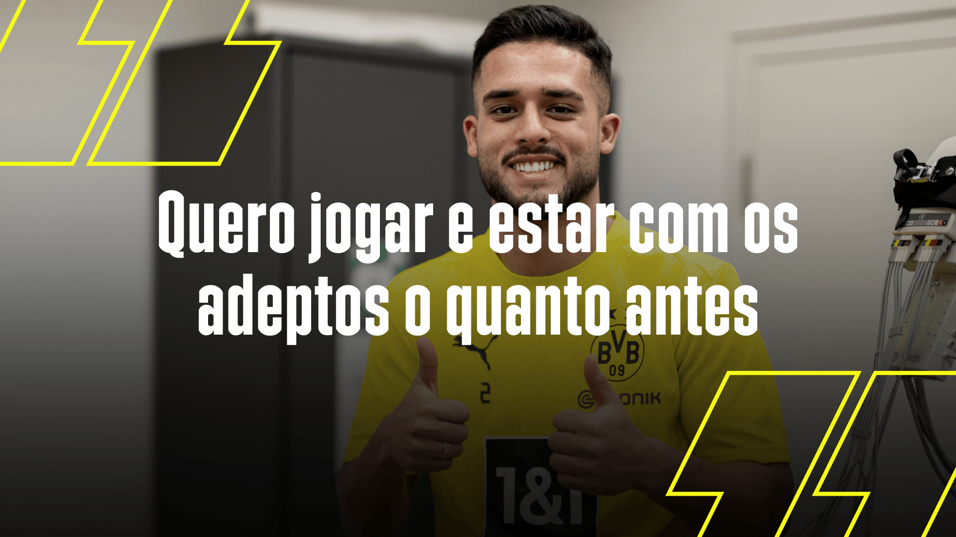 Ver: Yan Couto ansioso pela estreia no Dortmund em Direto | DAZN PT