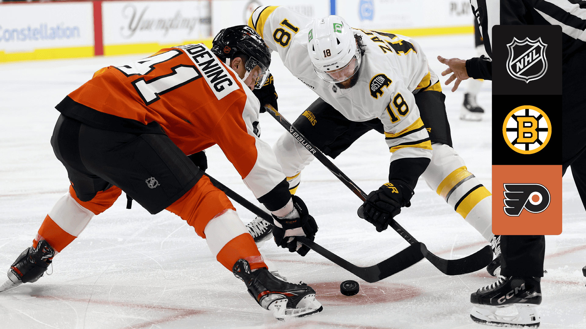 Watch Bruins @ Flyers Live Stream Online | DAZN TV