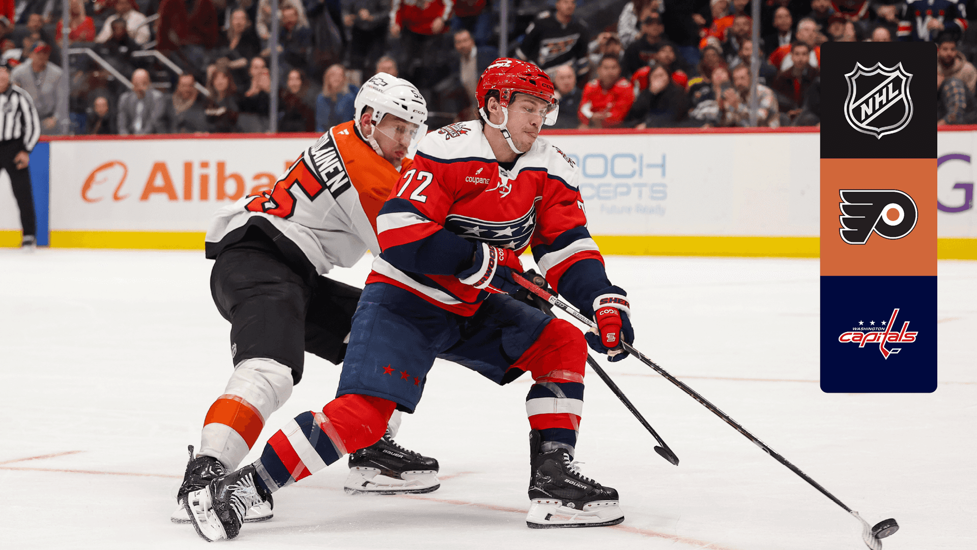 Watch Flyers @ Capitals Live Stream Online | DAZN PM