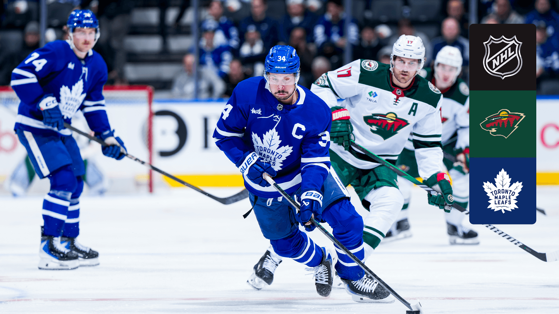 شاهد البث المباشر لـ Wild @ Maple Leafs | DAZN SA
