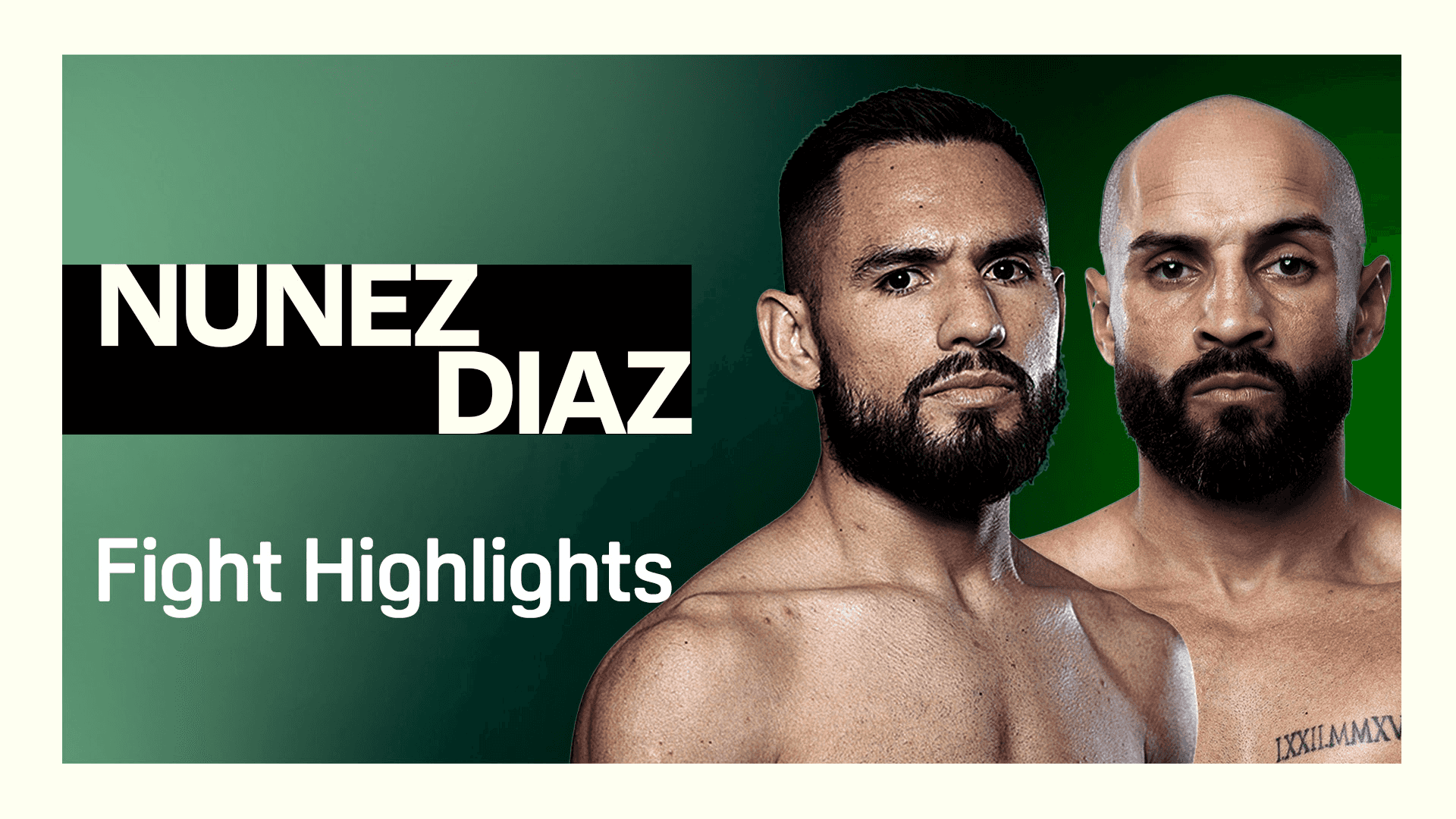 Watch Nunez vs. Diaz: Fight Highlights Live Stream Online | DAZN US