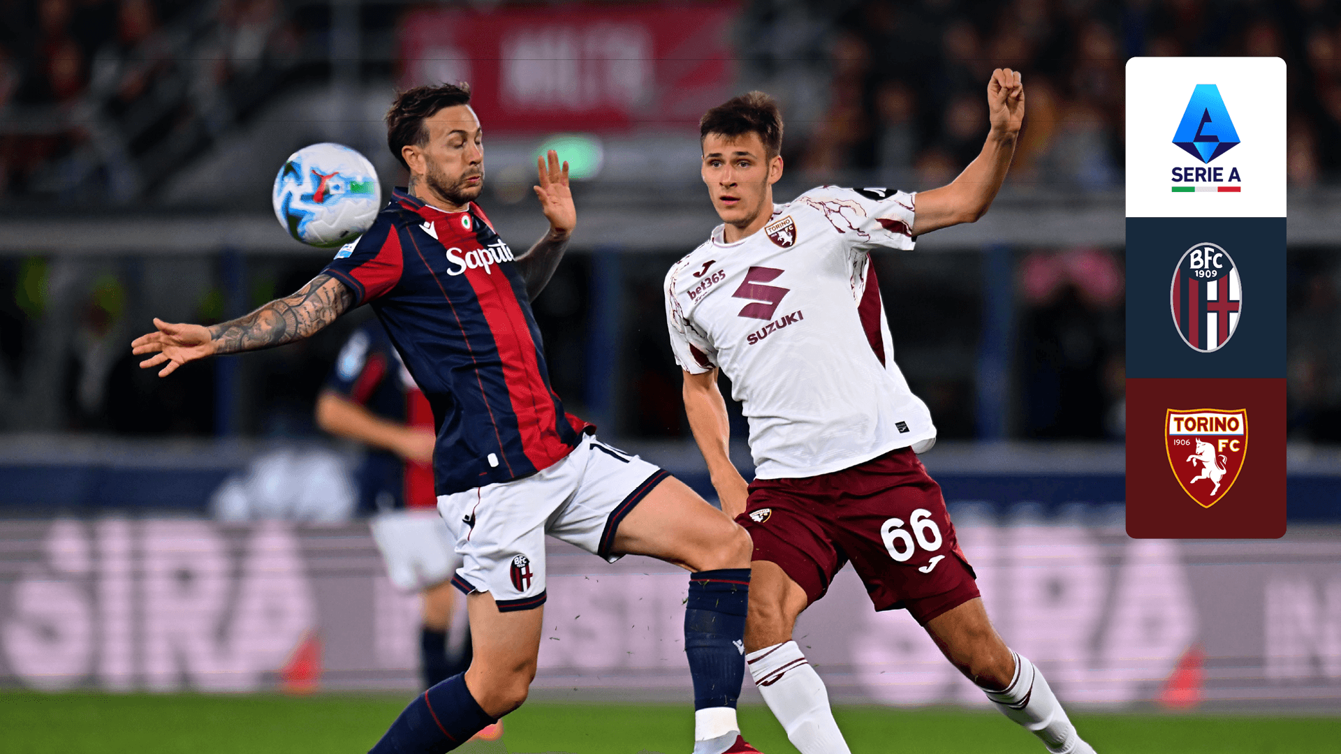 Regarder Bologne vs. Torino en Direct Live | DAZN FR