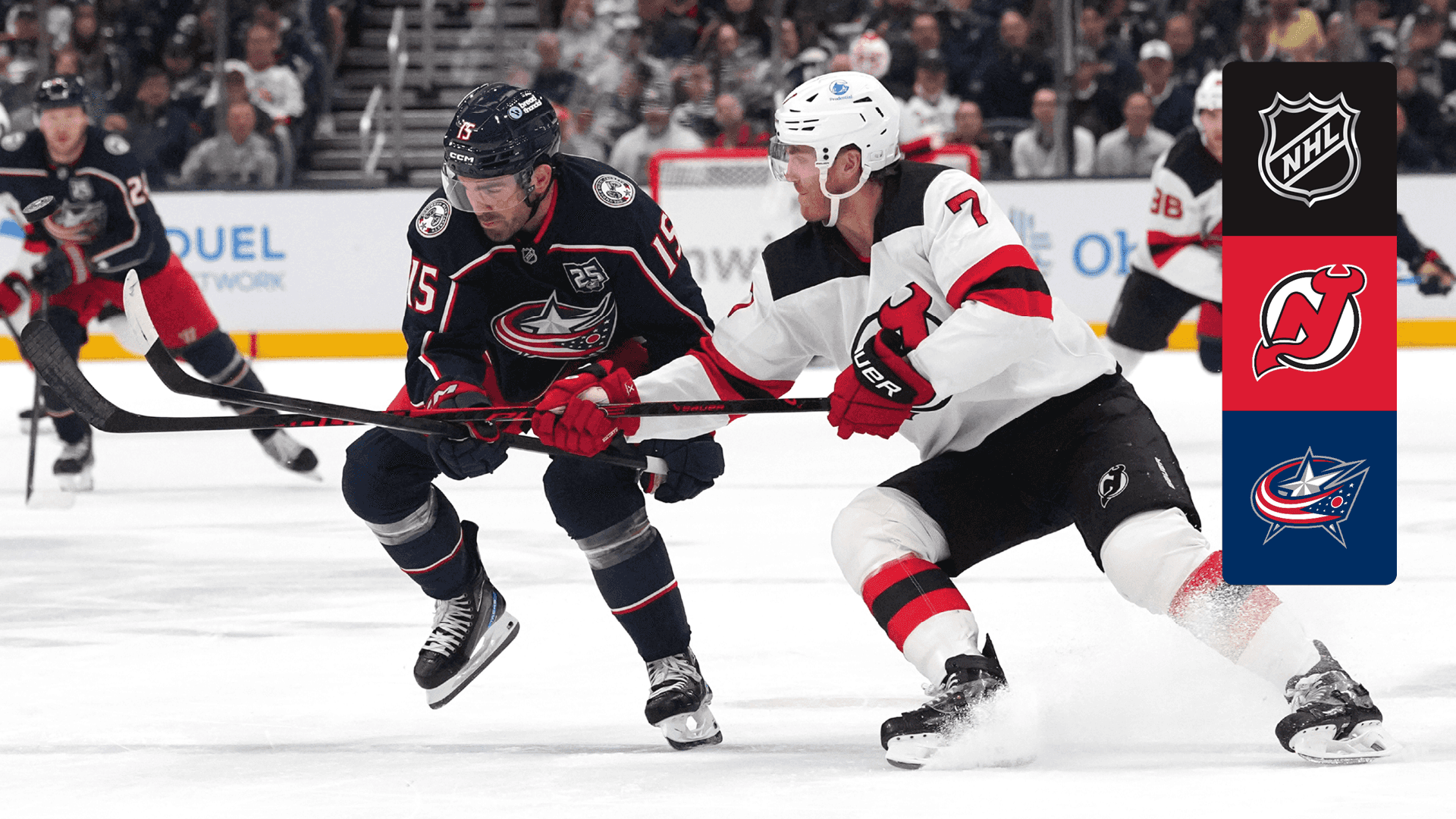 Watch Devils @ Blue Jackets (Away Broadcast) Live Stream Online | DAZN GB