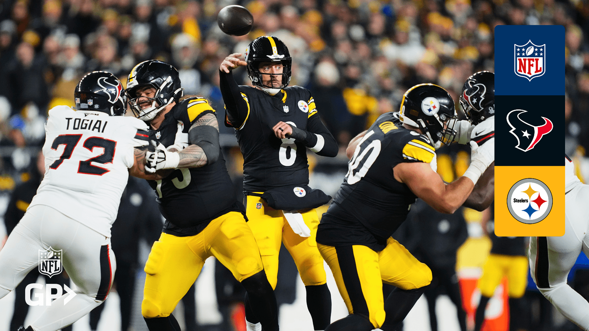 Watch Texans @ Steelers Live Stream Online | DAZN AE