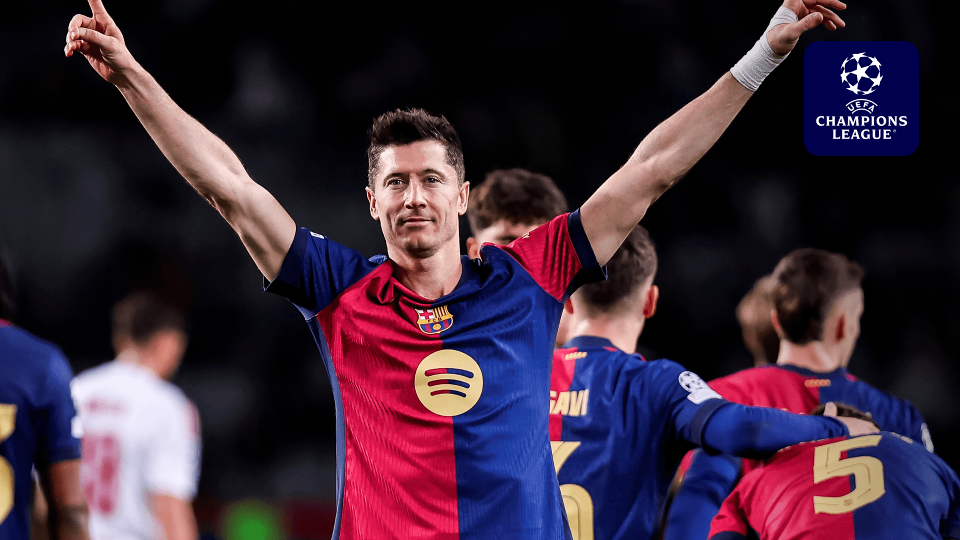 Watch UCL Show | Lewandowski Joins 100 Club Online | DAZN CA
