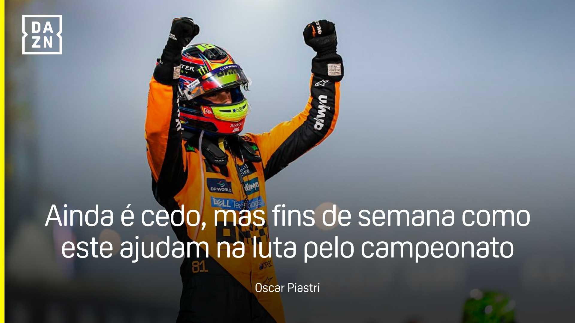 Watch Oscar Piastri after 2nd win of the season Online | DAZN PT