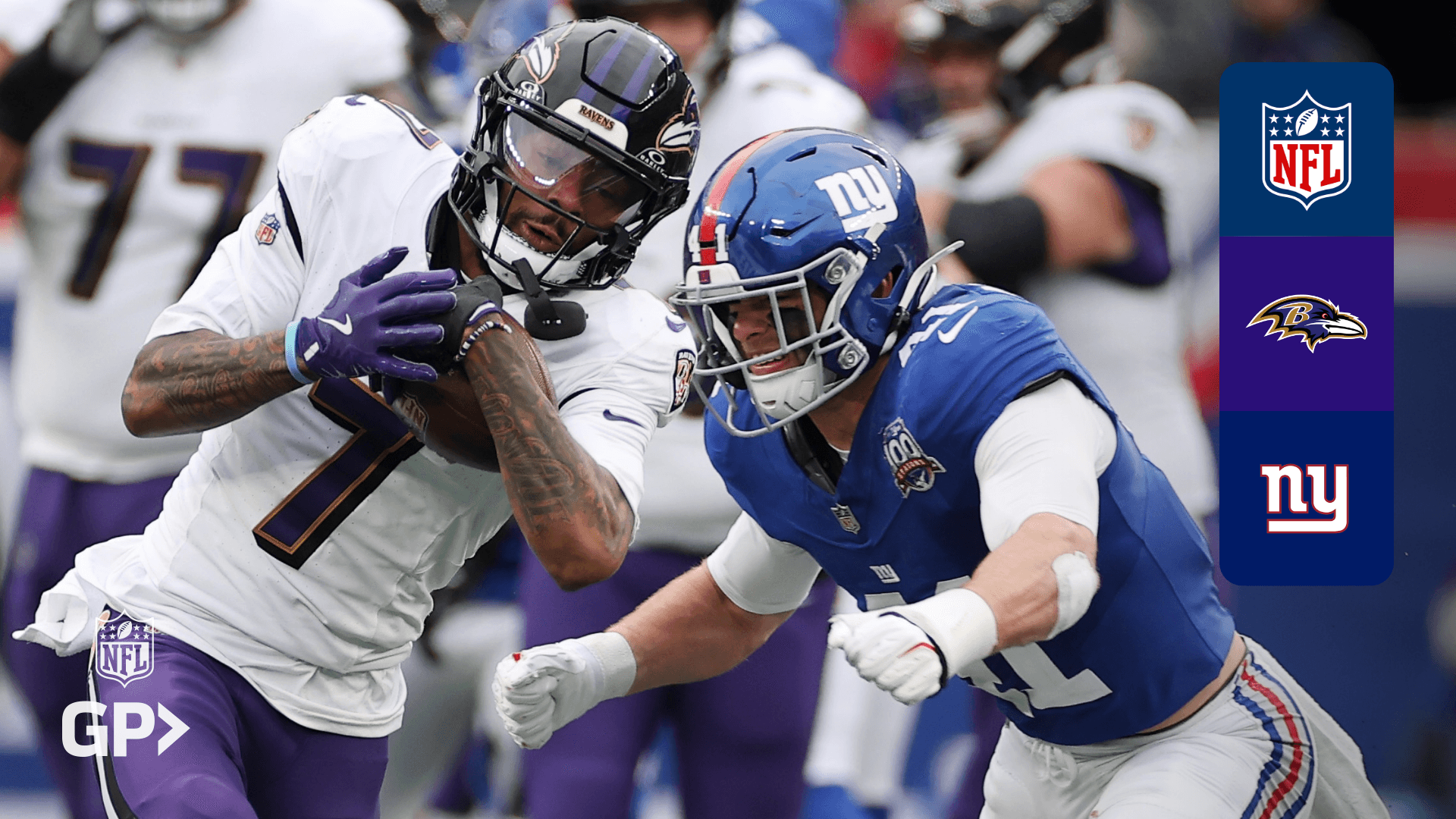 Watch Ravens @ Giants Live Stream | DAZN GB