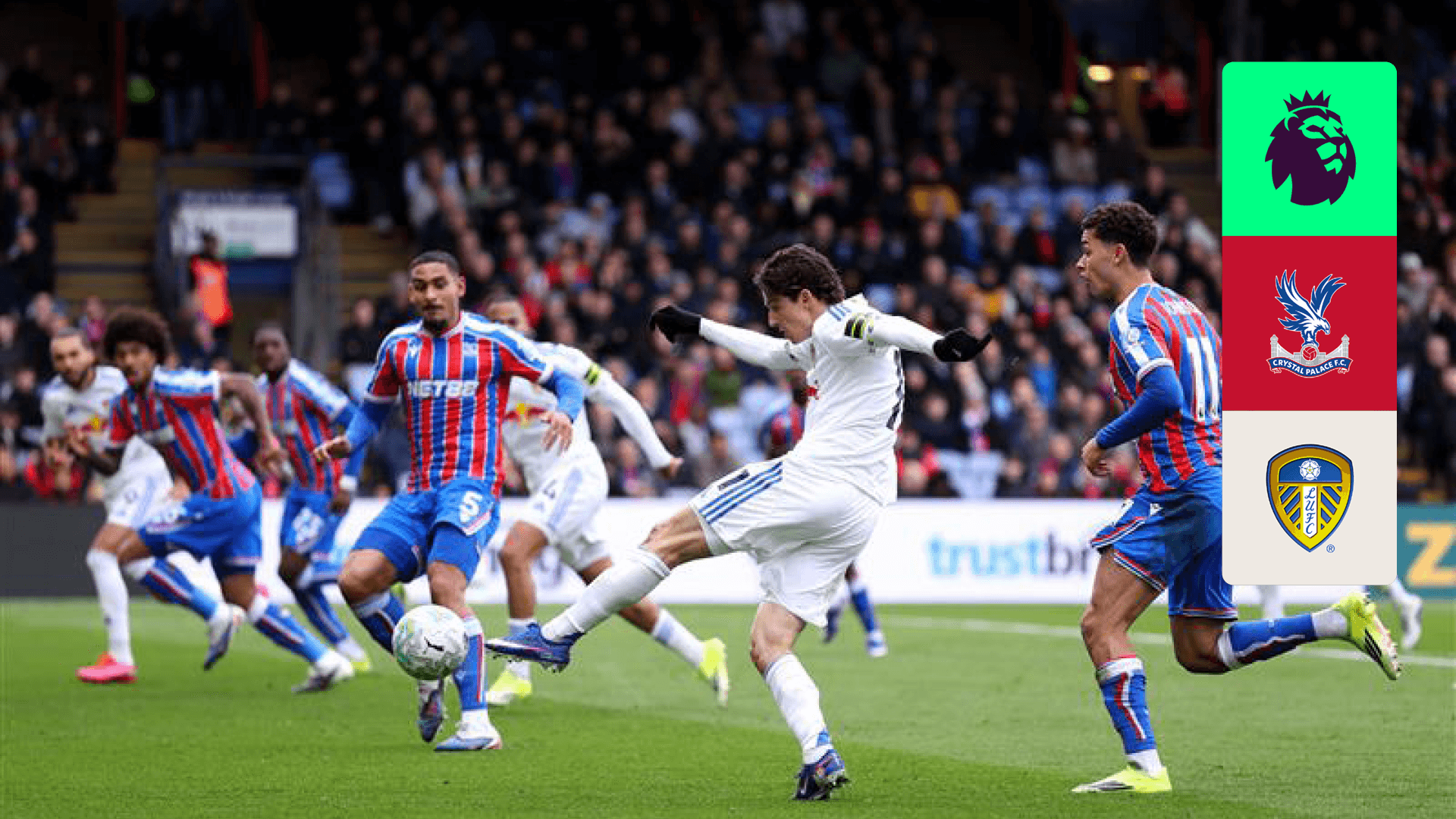 Watch Crystal Palace x Leeds Live Stream Online | DAZN PT