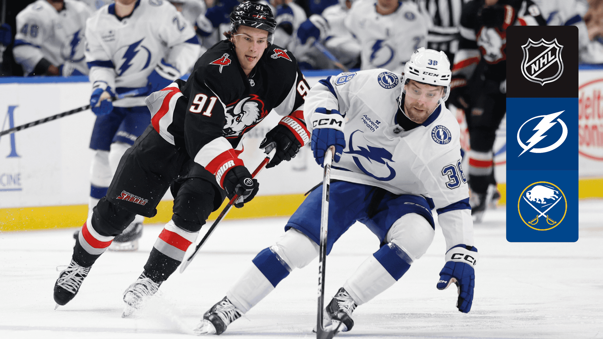 Watch Lightning @ Sabres Live Stream Online | DAZN SJ