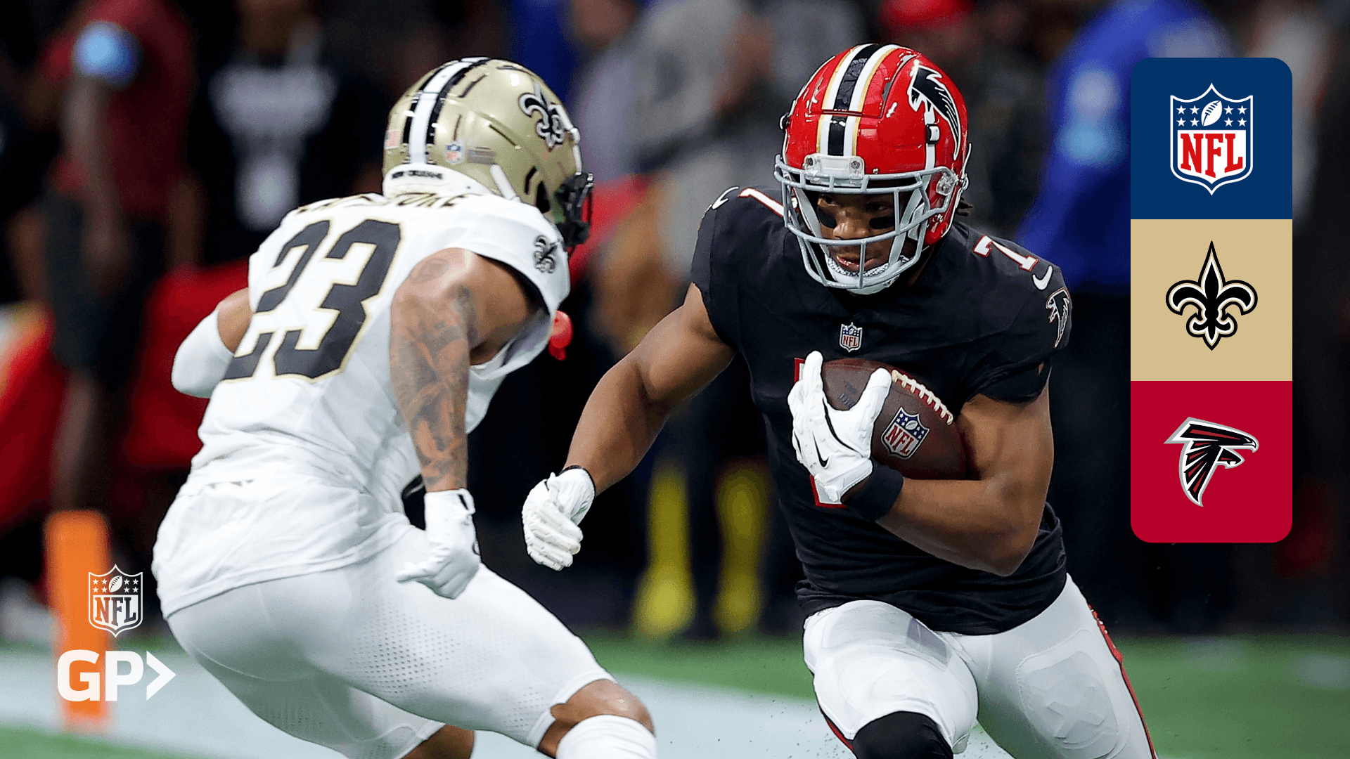 شاهد البث المباشر لـ Saints @ Falcons | DAZN YE