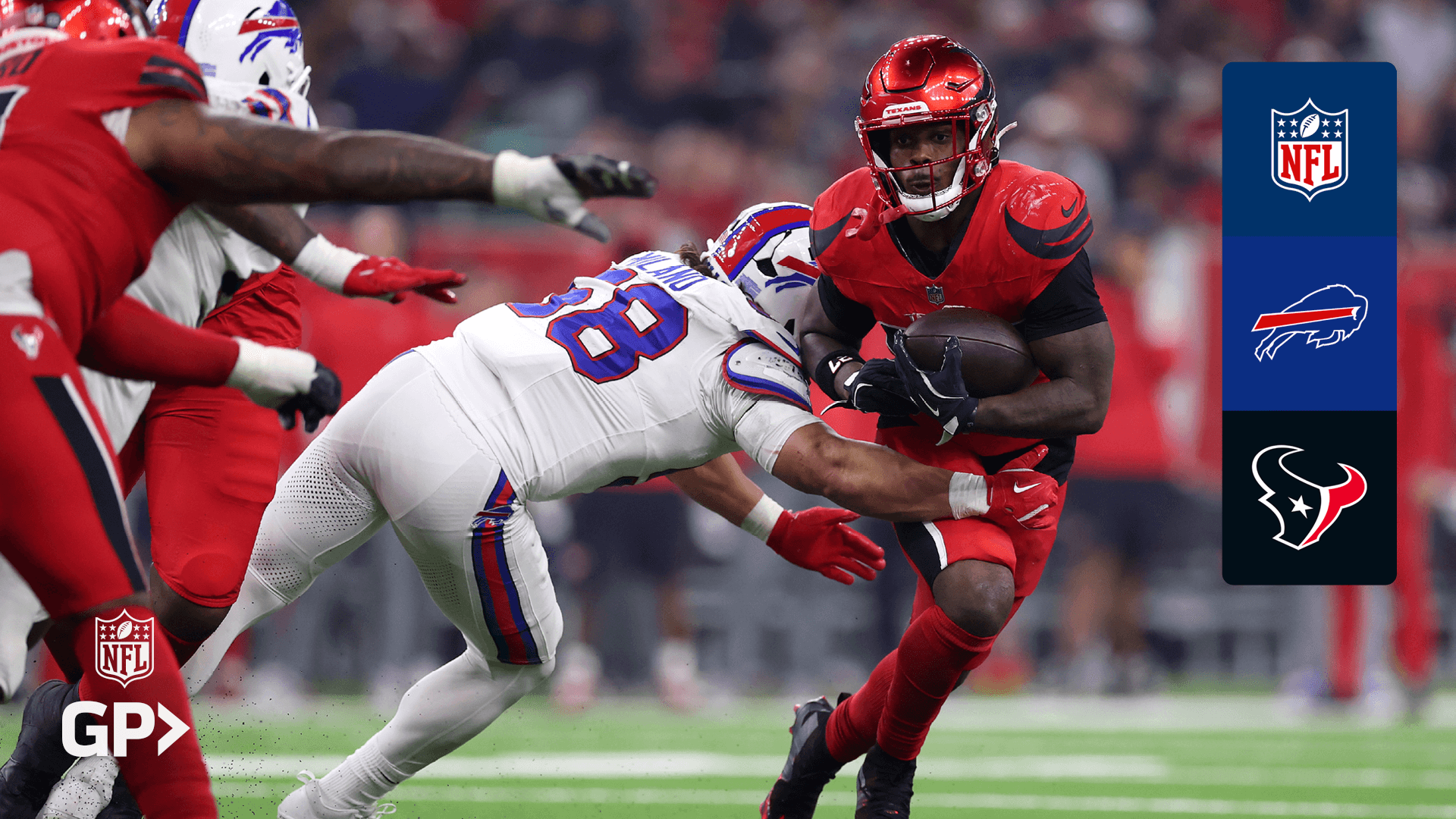 Watch Bills @ Texans (Prime Vision with Next Gen Stats) Live Stream Online | DAZN IT
