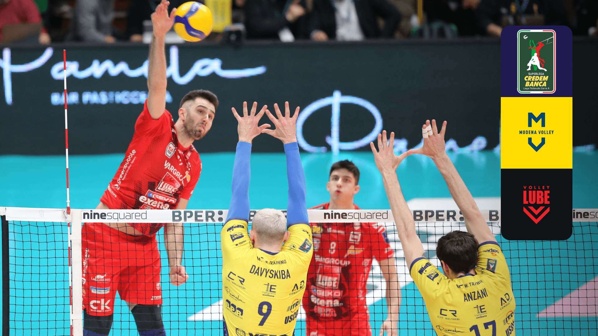 Valsa Group Modena - Cucine Lube Civitanova in Diretta Streaming | DAZN IT