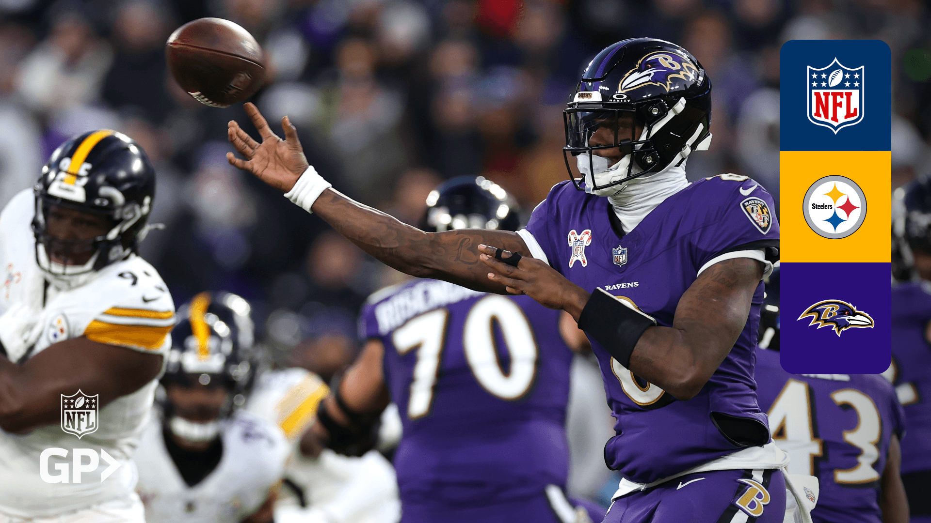 Watch Steelers @ Ravens Live Stream | DAZN GB