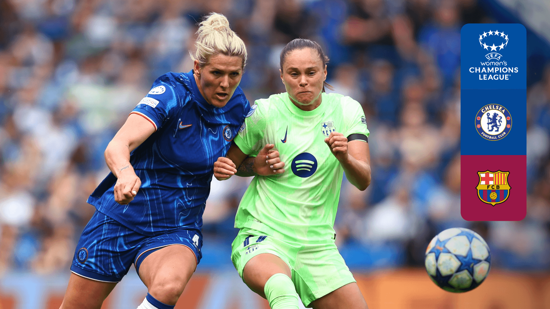 Watch Chelsea FC Women vs. FC Barcelona (In French, German, Italian ...