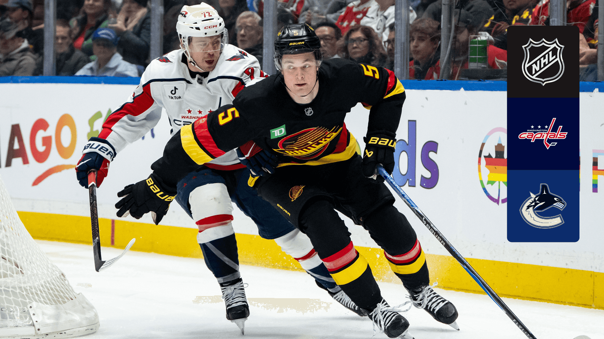 Watch Capitals @ Canucks Live Stream Online | DAZN AE