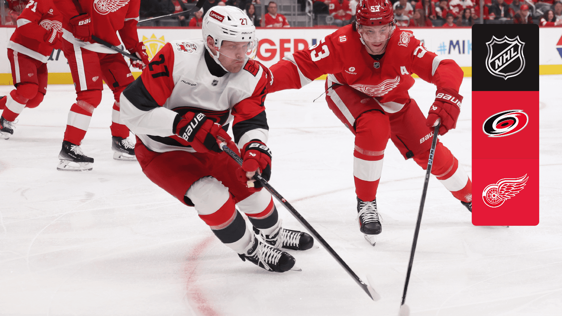 Watch Hurricanes @ Red Wings Live Stream Online | DAZN AE