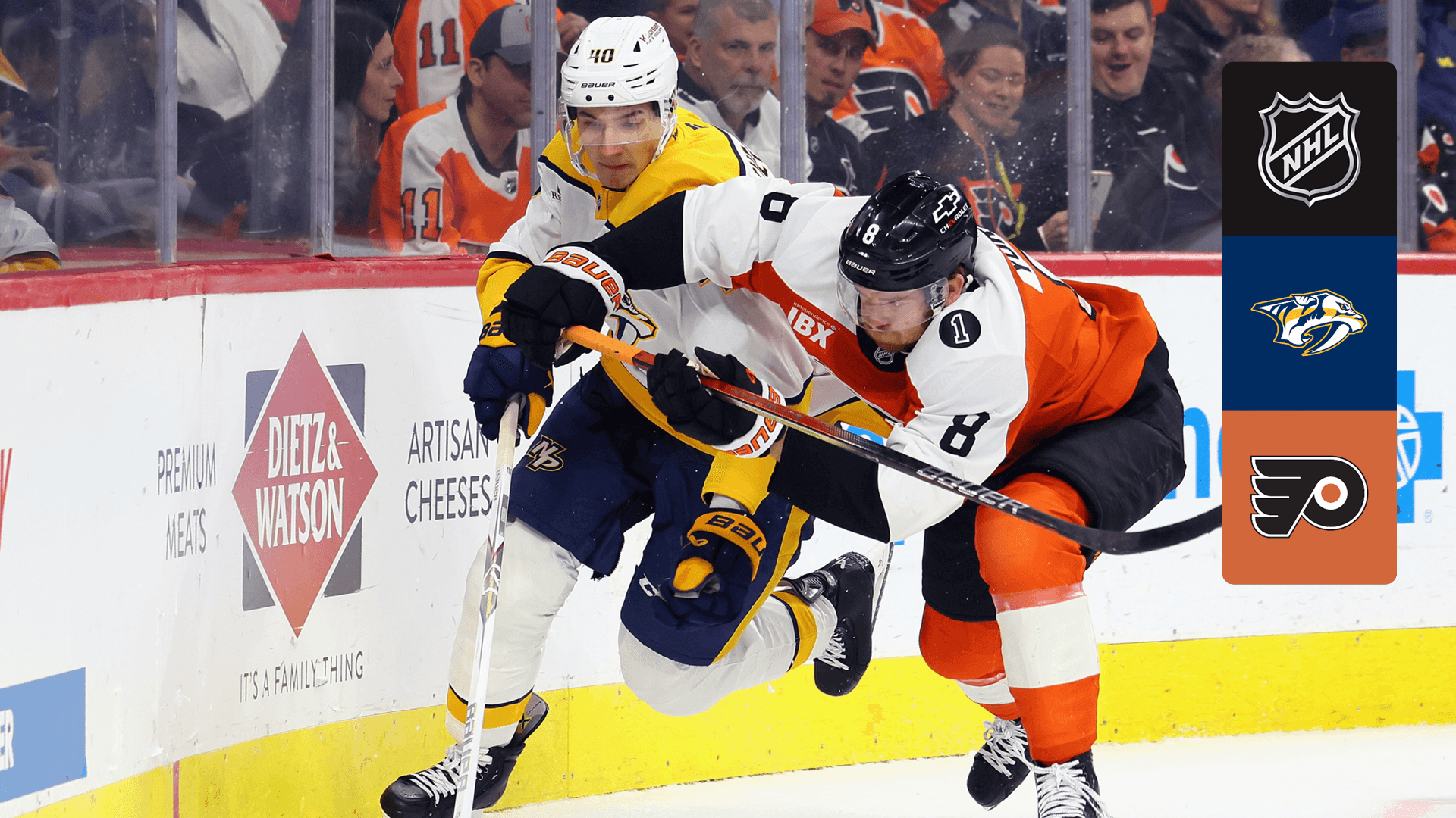 Watch Predators @ Flyers Live Stream Online | DAZN ZA