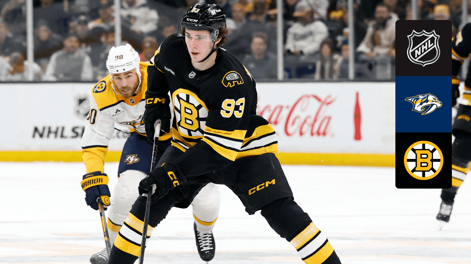 Watch Predators @ Bruins Live Stream Online | DAZN GR