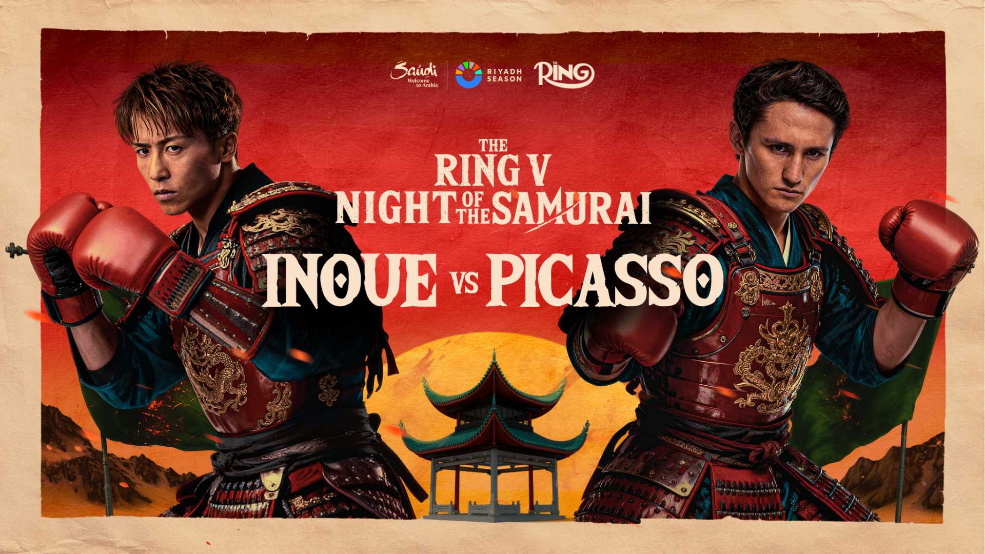 Watch Ring V: Night of the Samurai (Arabic) Live Stream Online | DAZN AE