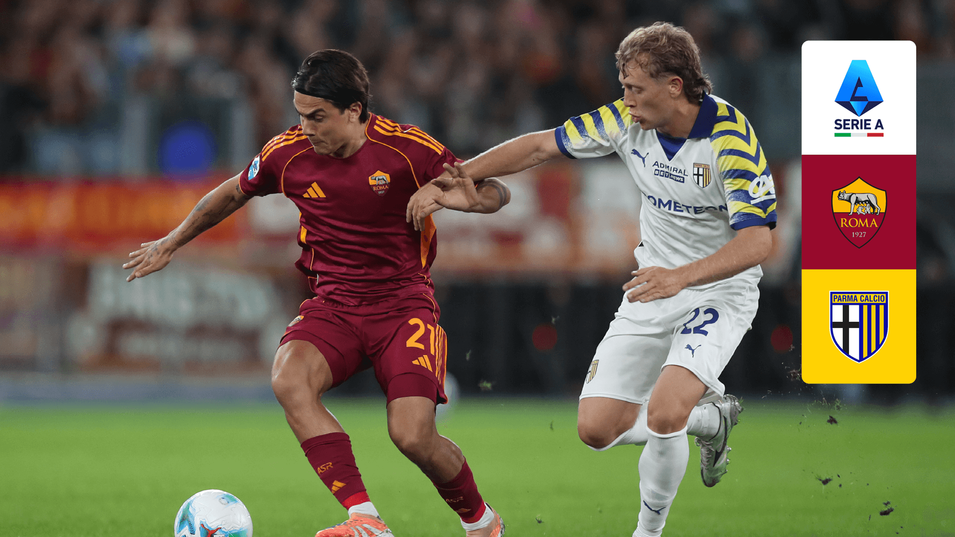 Watch Roma vs. Parma Live Stream Online | DAZN PK