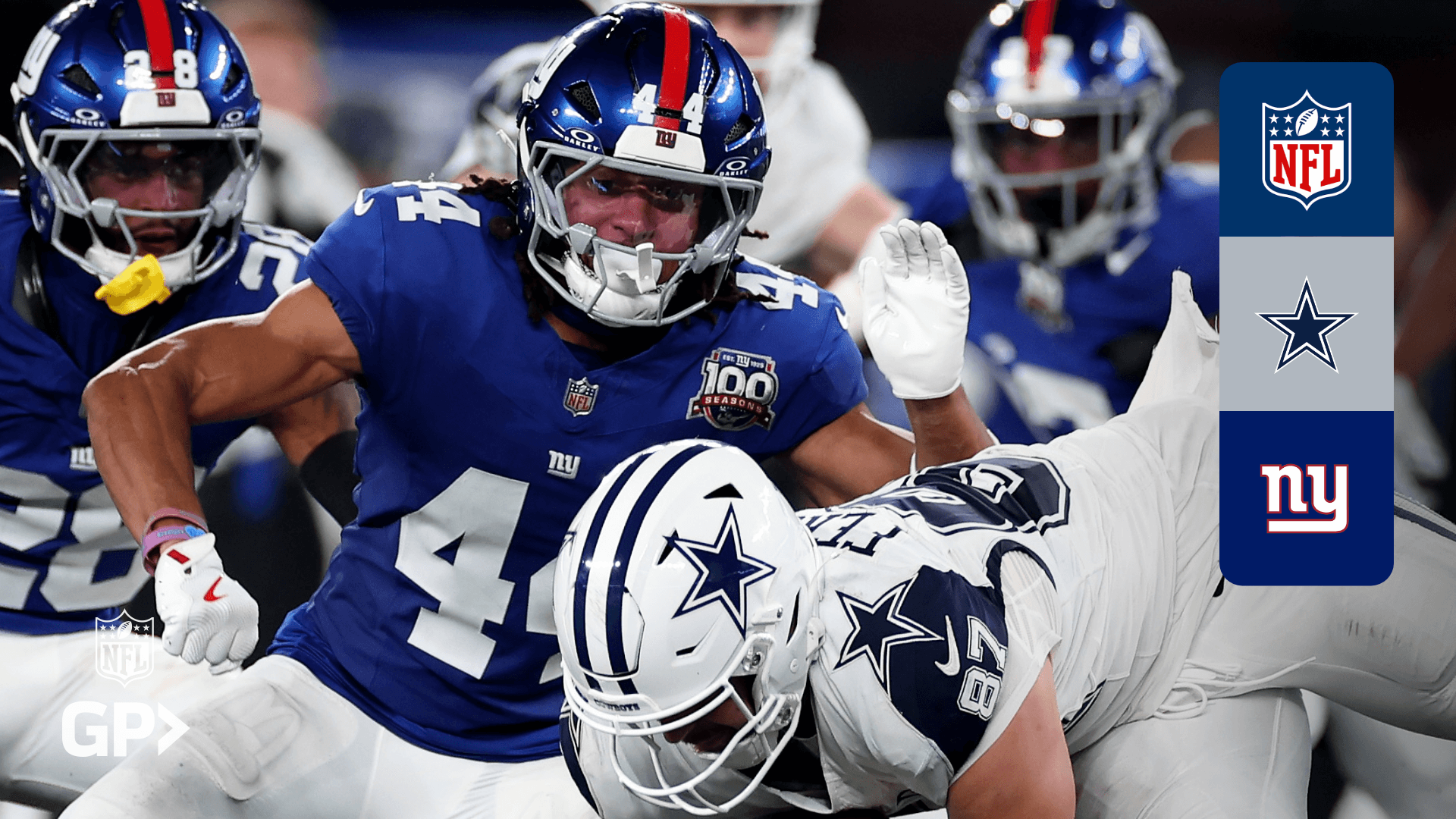 شاهد البث المباشر لـ Cowboys @ Giants (Prime Vision with Next Gen Stats ...