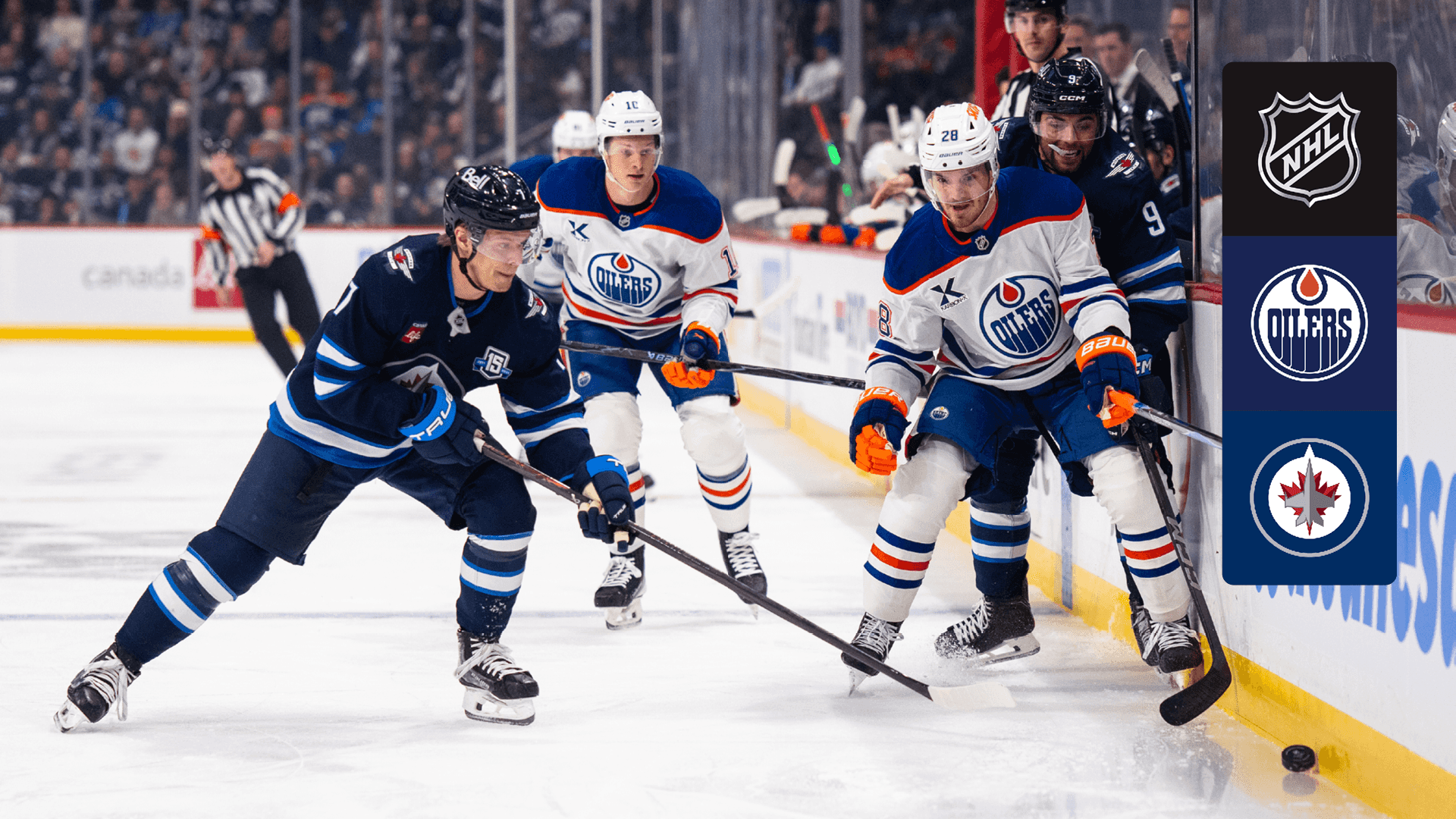 Watch Oilers @ Jets Live Stream Online | DAZN AE