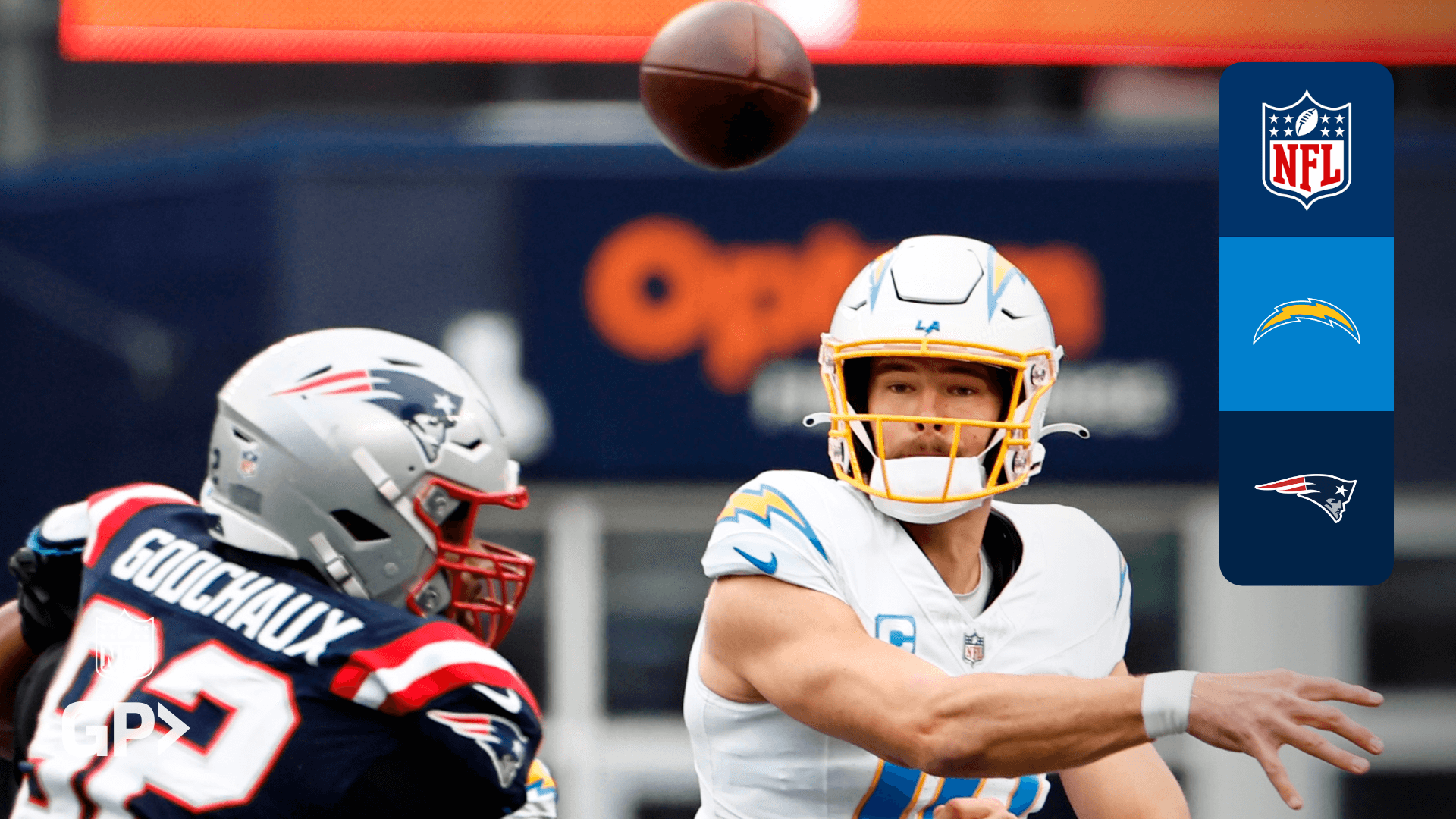 Watch Chargers @ Patriots Live Stream | DAZN TH