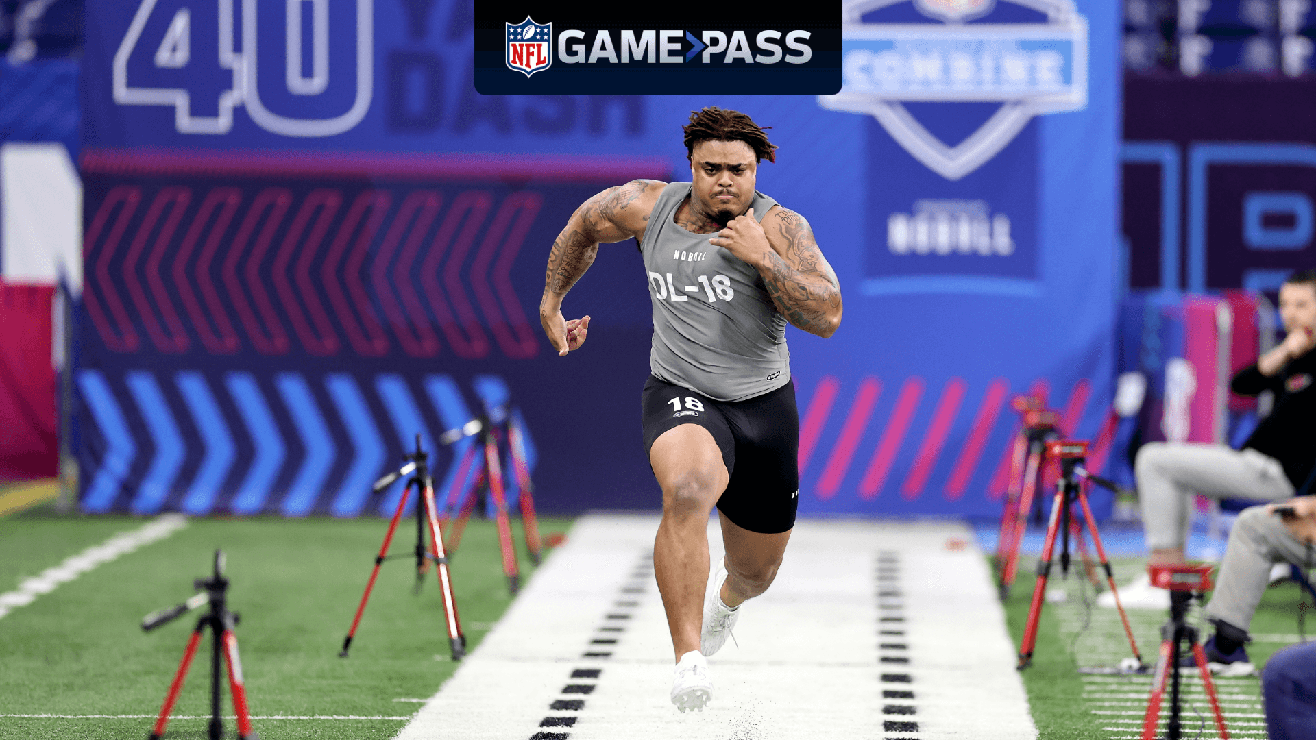 Watch Scouting Combine - Defensive Linemen & Linebackers Live Stream | DAZN BE