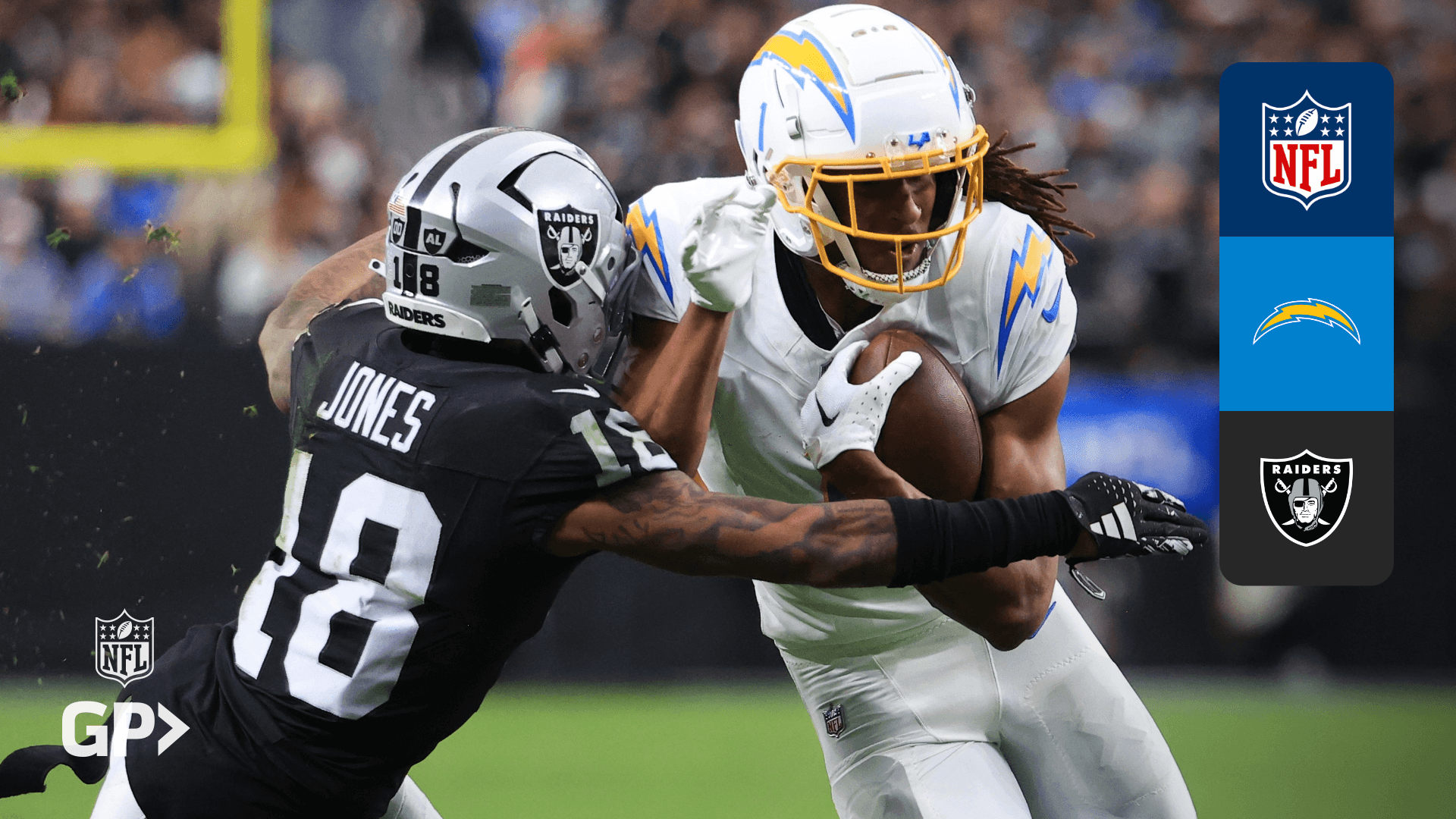 شاهد البث المباشر لـ Chargers @ Raiders | DAZN SA