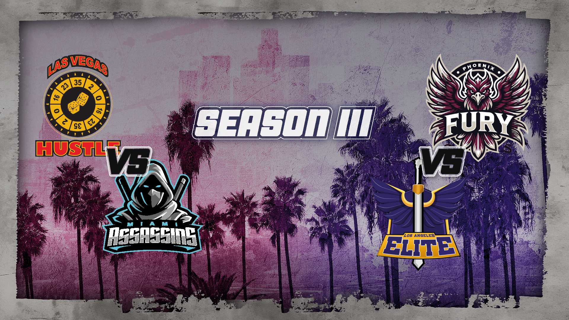 Watch Las Vegas Hustle vs. Miami Assassins & Phoenix Fury vs. LA Elite ...