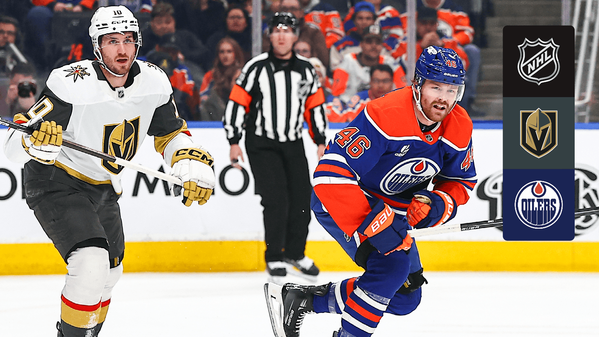 Watch Golden Knights @ Oilers Live Stream Online | DAZN AE