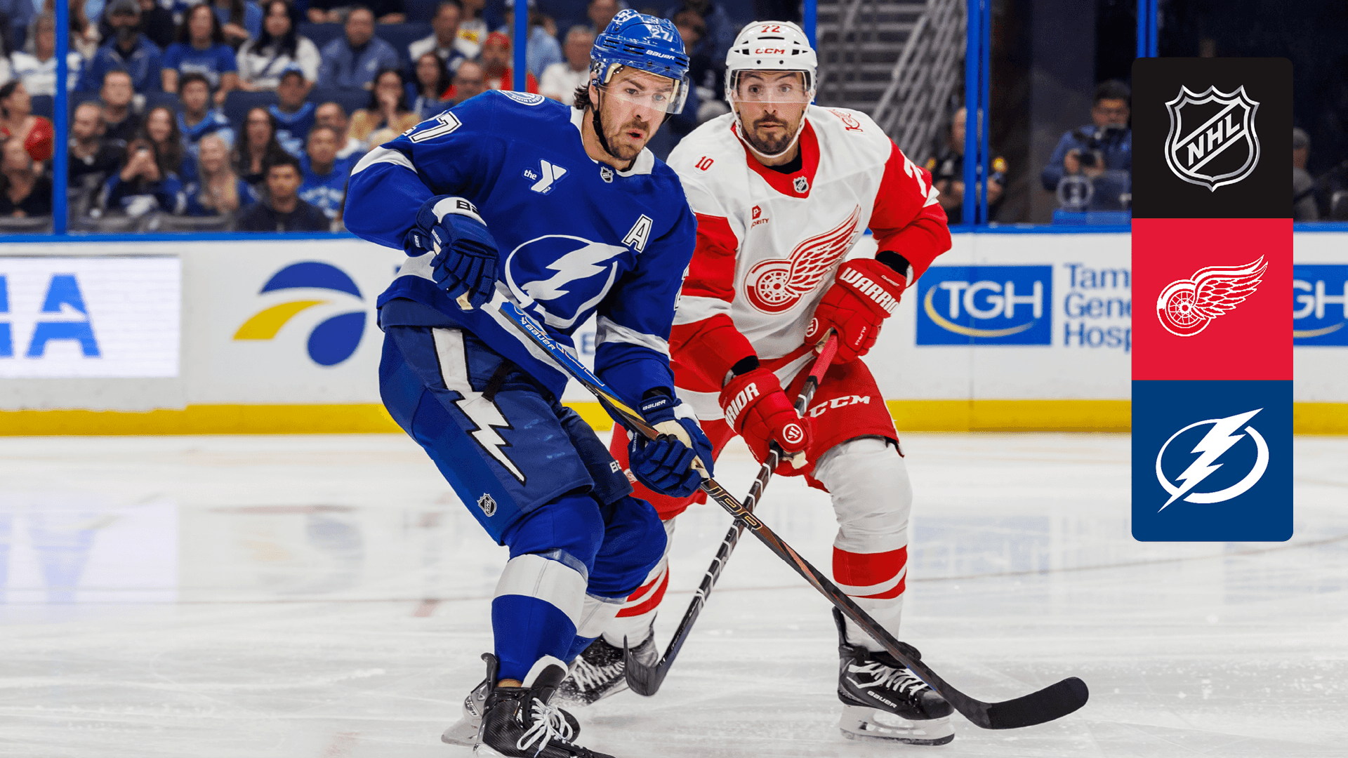 Watch Red Wings @ Lightning Live Stream Online | DAZN NL