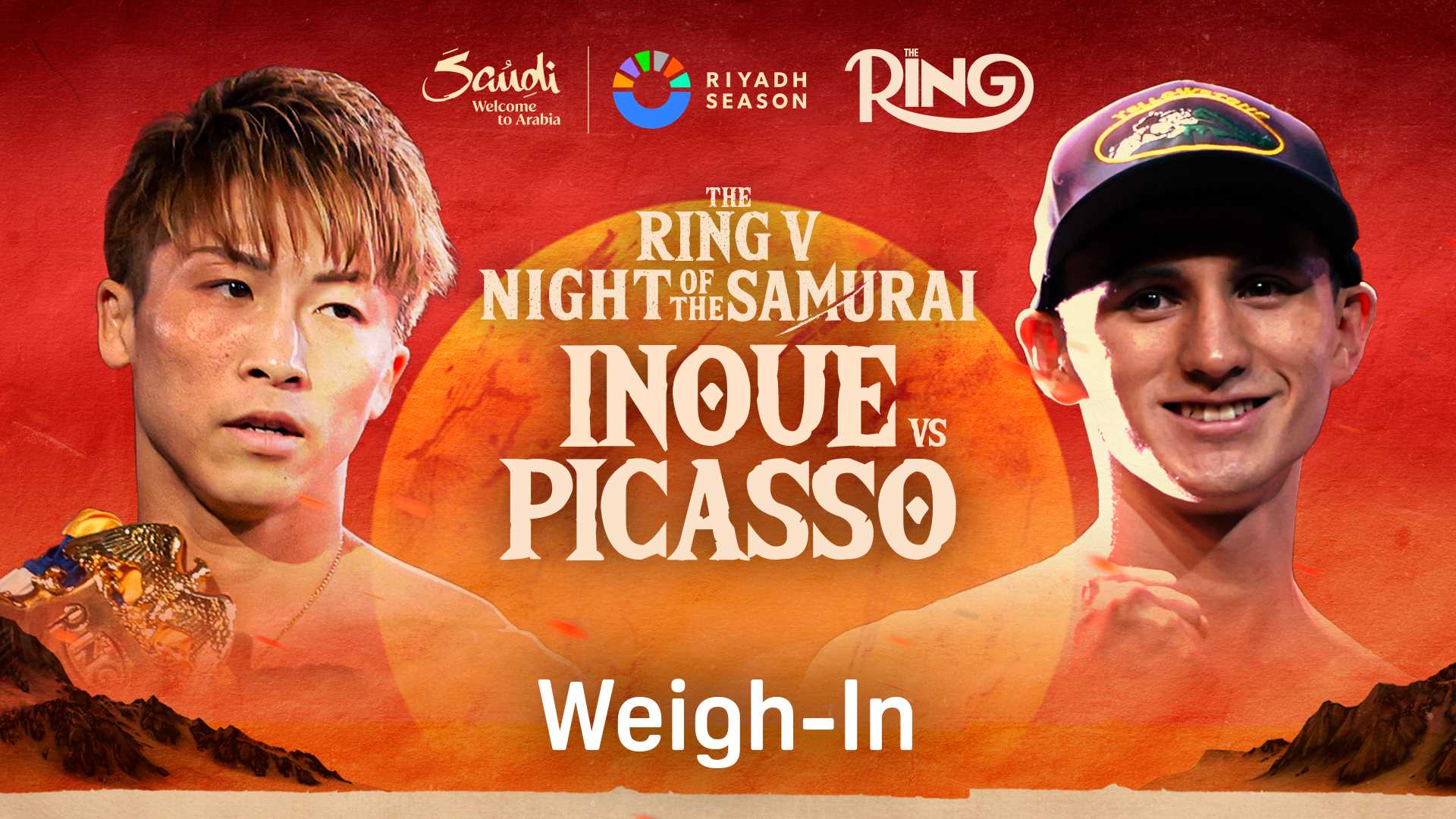 Watch The Ring V: Weigh-In Live Stream Online | DAZN QA