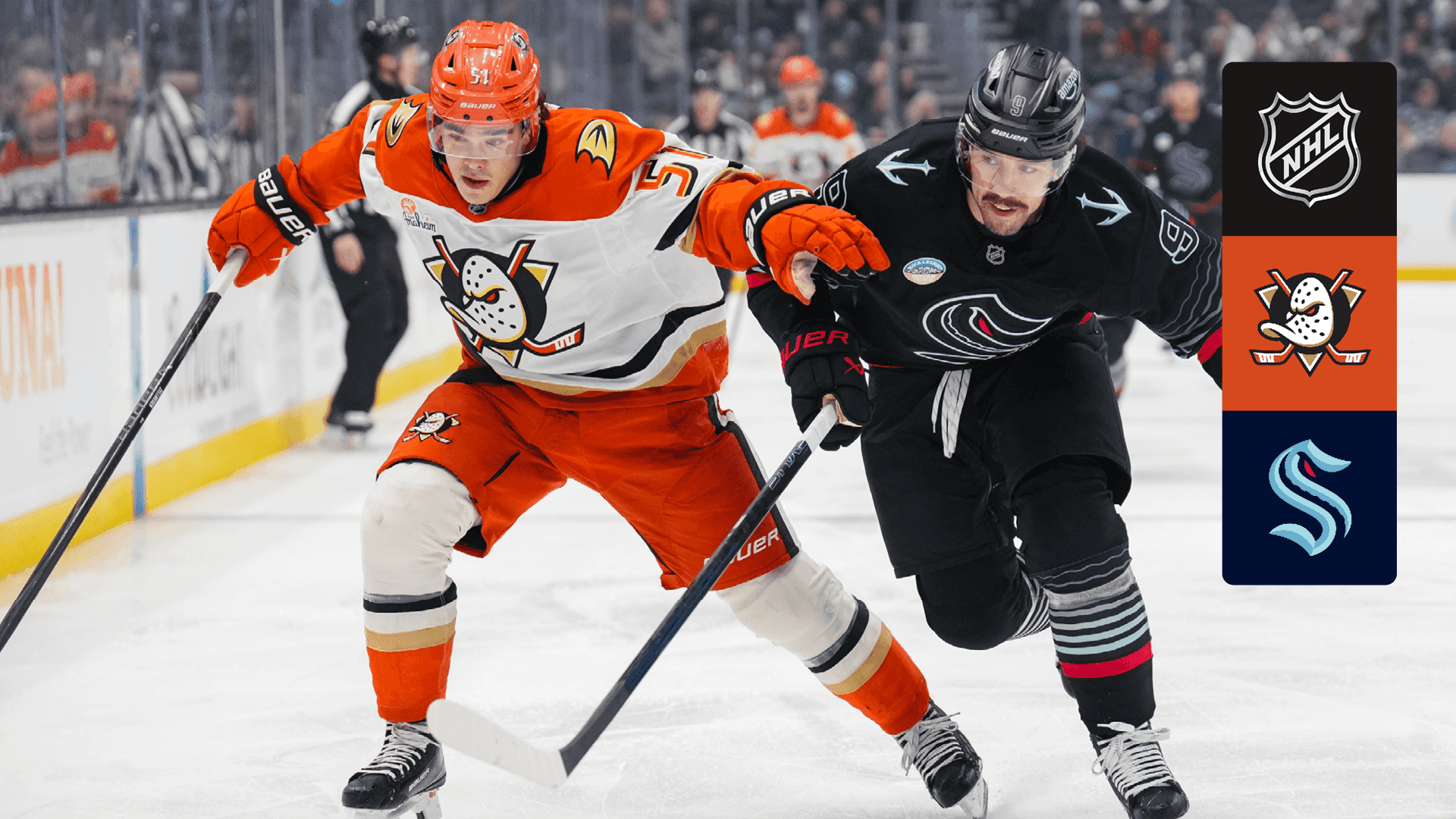 Watch Ducks @ Kraken Live Stream Online | DAZN GR