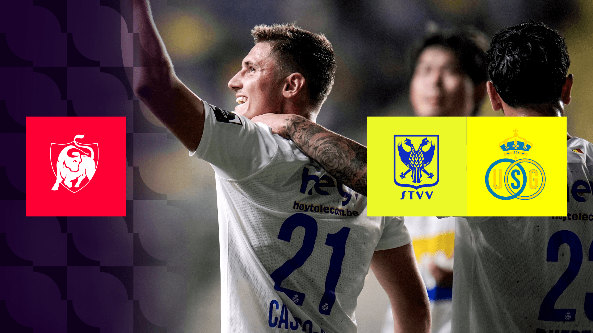 Regardez STVV - Union SG en direct | DAZN BE