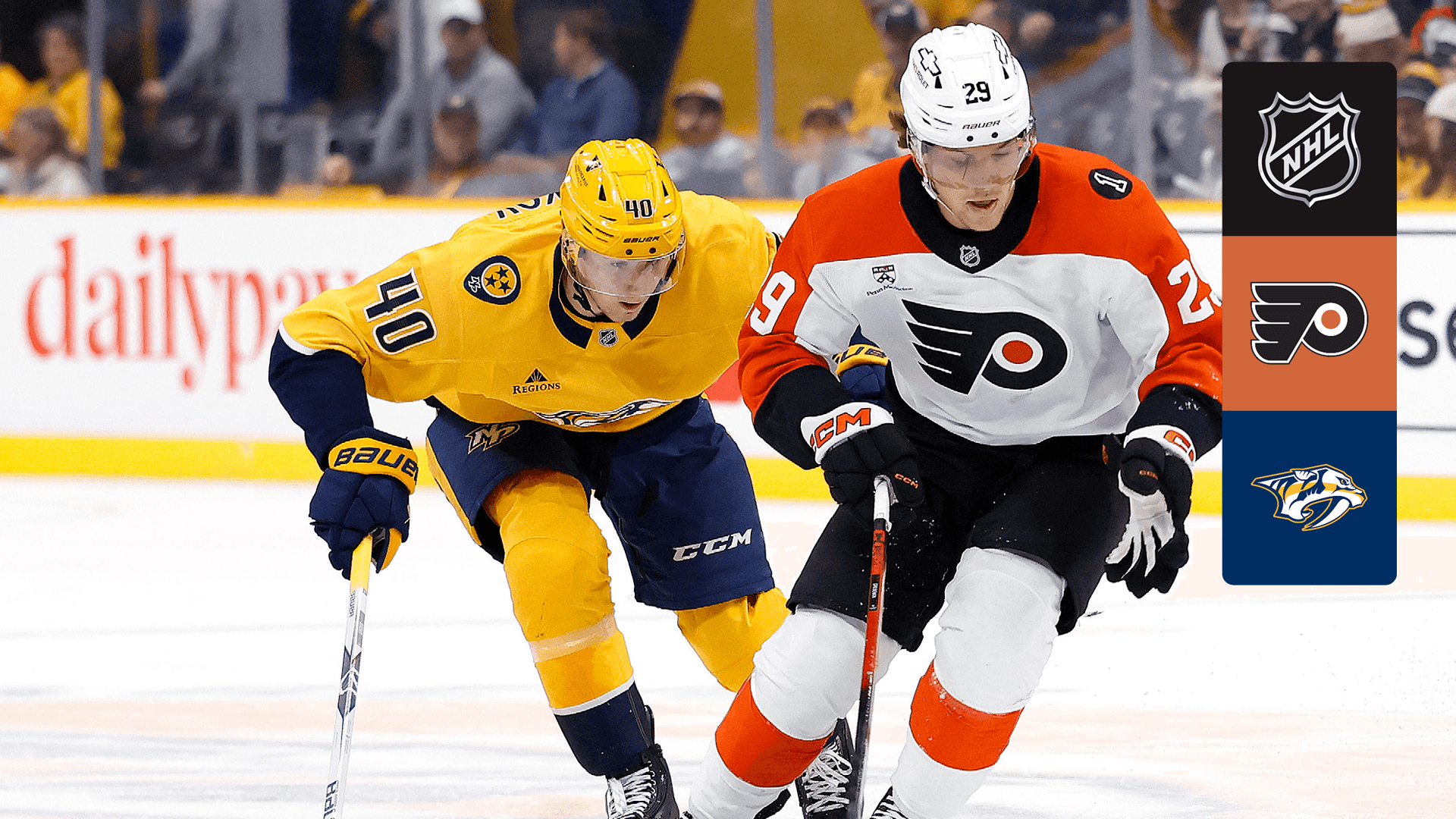 Watch Flyers @ Predators Live Stream Online | DAZN SI
