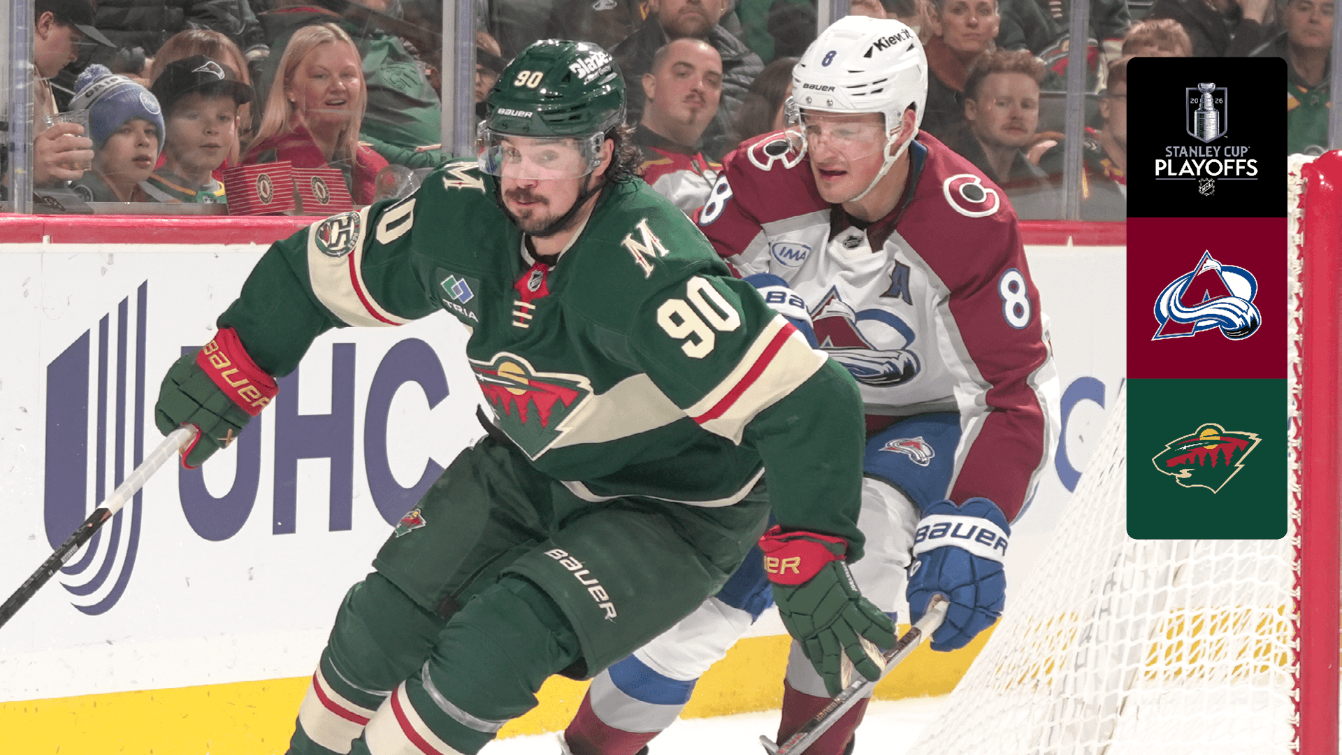 Watch Round 2 Game 3: Avalanche @ Wild Live Stream Online | DAZN GB