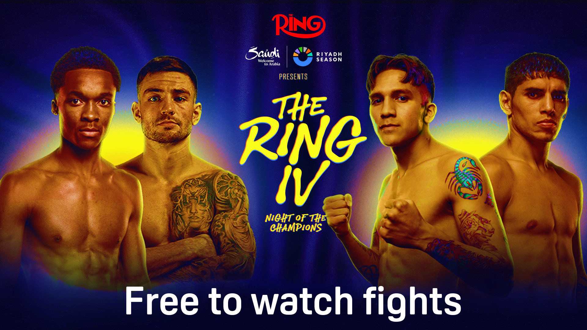 Watch The Ring IV: Free to Watch Fights Live Stream Online | DAZN AE