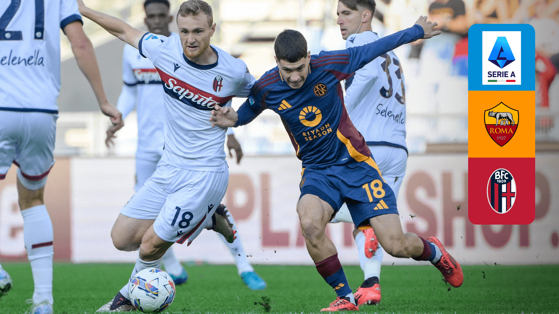 Watch Roma - Bologna (Italian commentary) Live Stream | DAZN DE