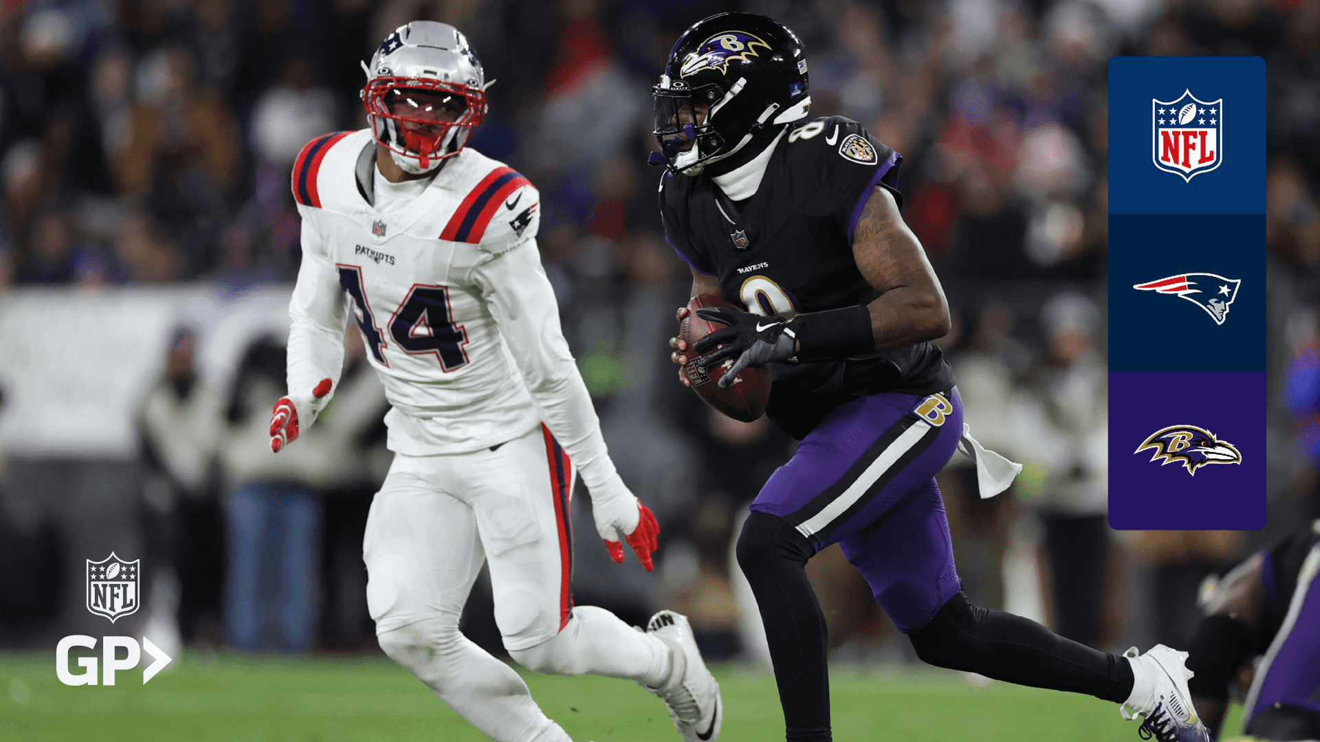 Watch Patriots @ Ravens Live Stream Online | DAZN AU