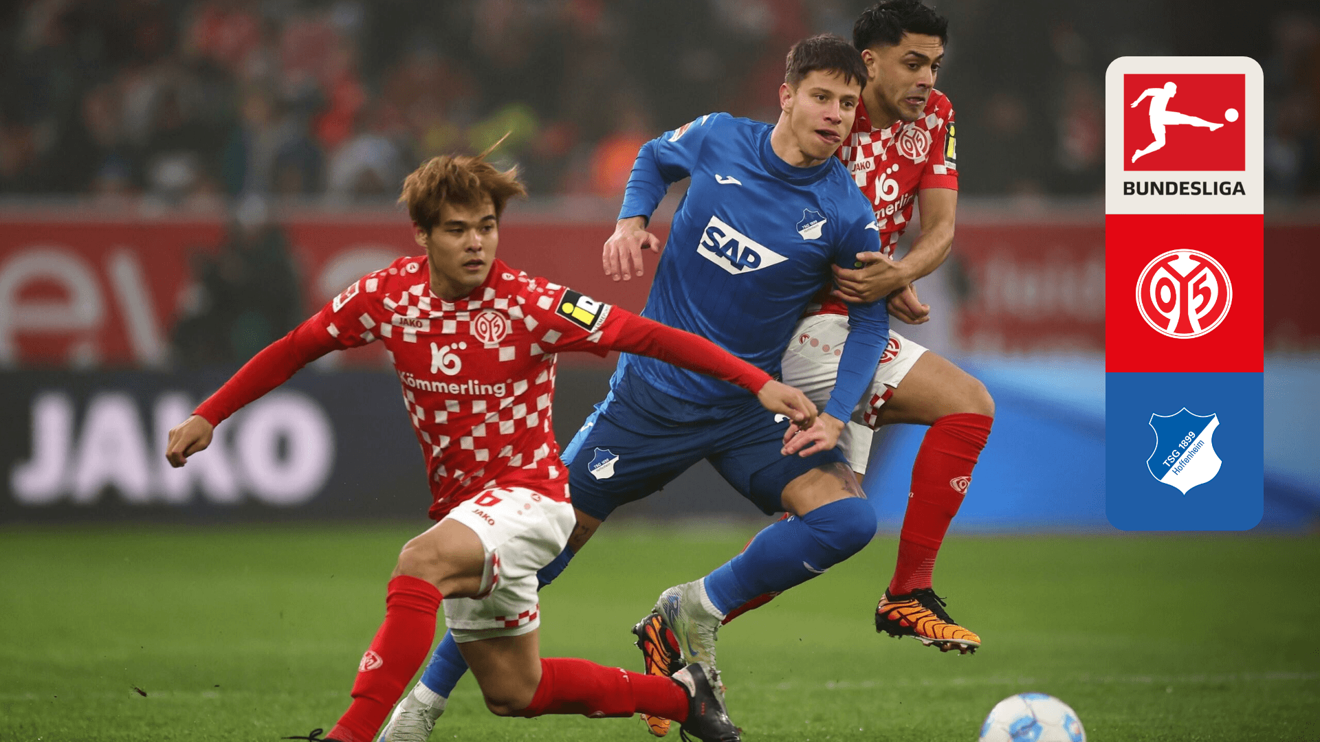 Watch 1. FSV Mainz 05 - TSG Hoffenheim Live Stream | DAZN DE