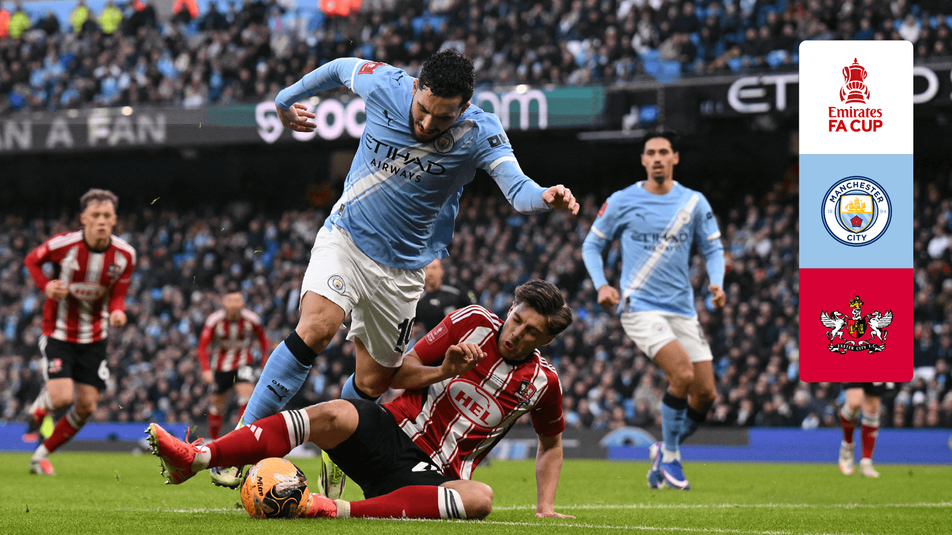 Watch Manchester City - Exeter City (CH) Live Stream Online | DAZN CH