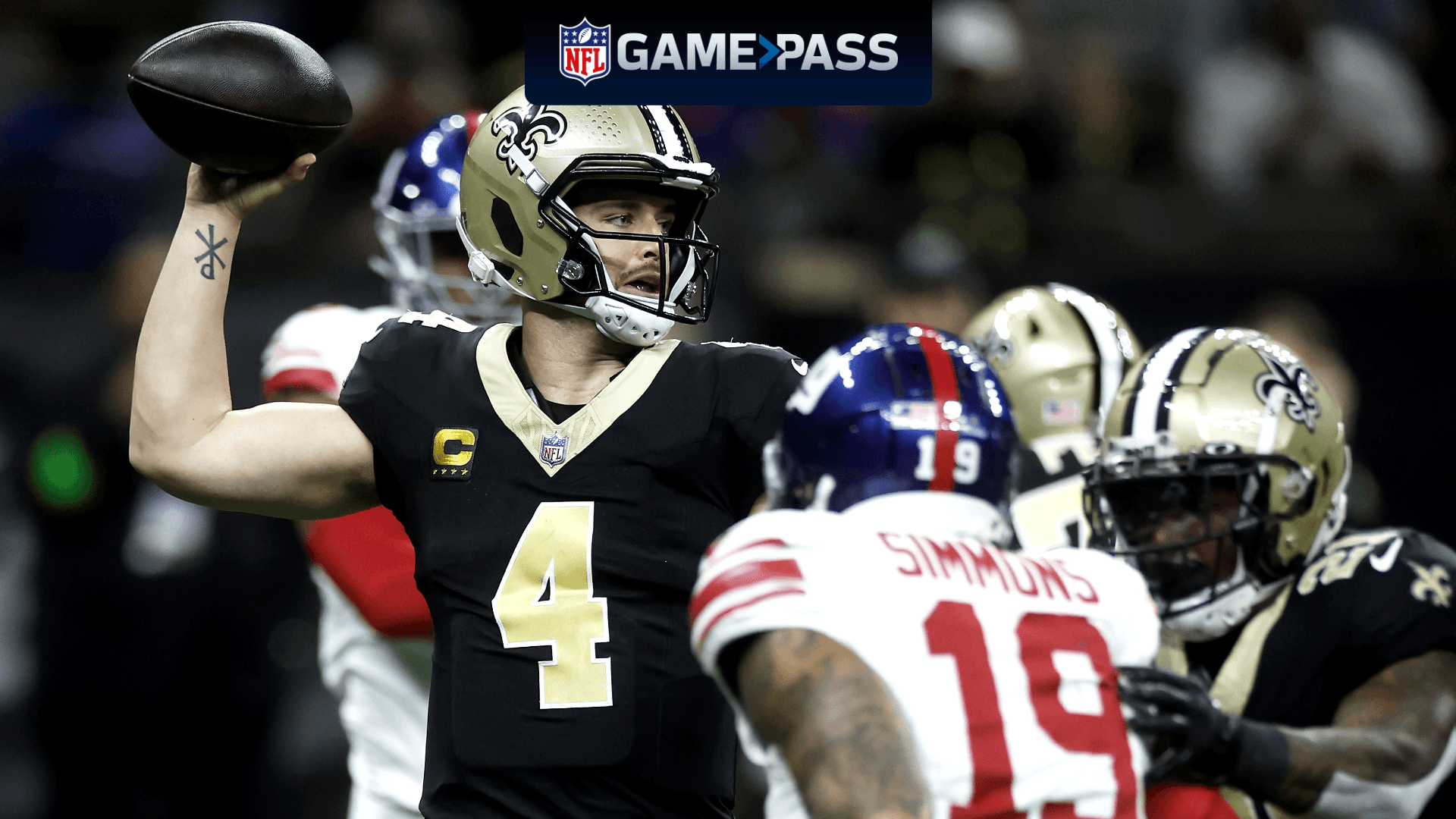 شاهد البث المباشر لـ Giants @ Saints | DAZN PS