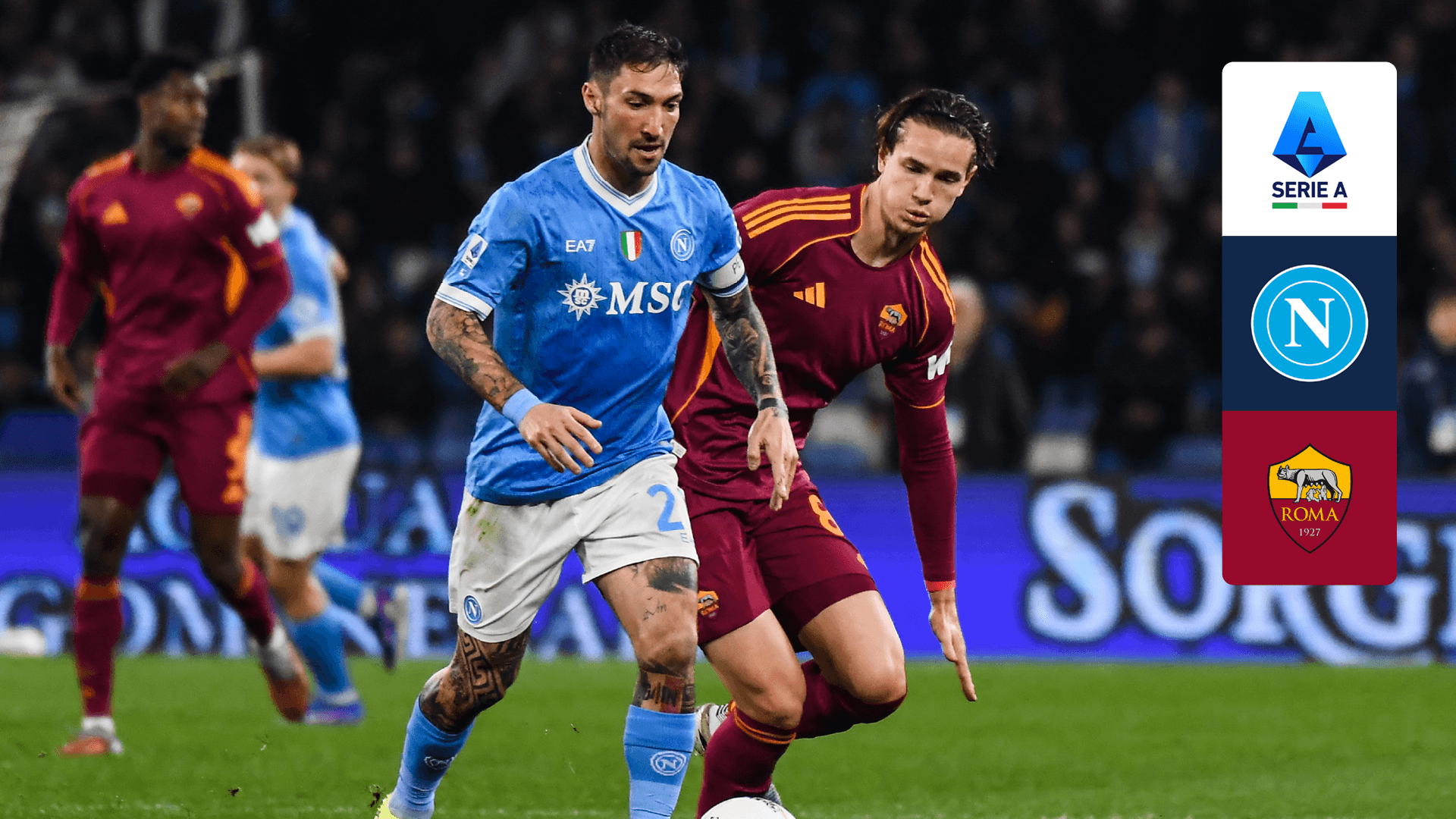 Watch Napoli vs. Roma Live Stream Online | DAZN AD