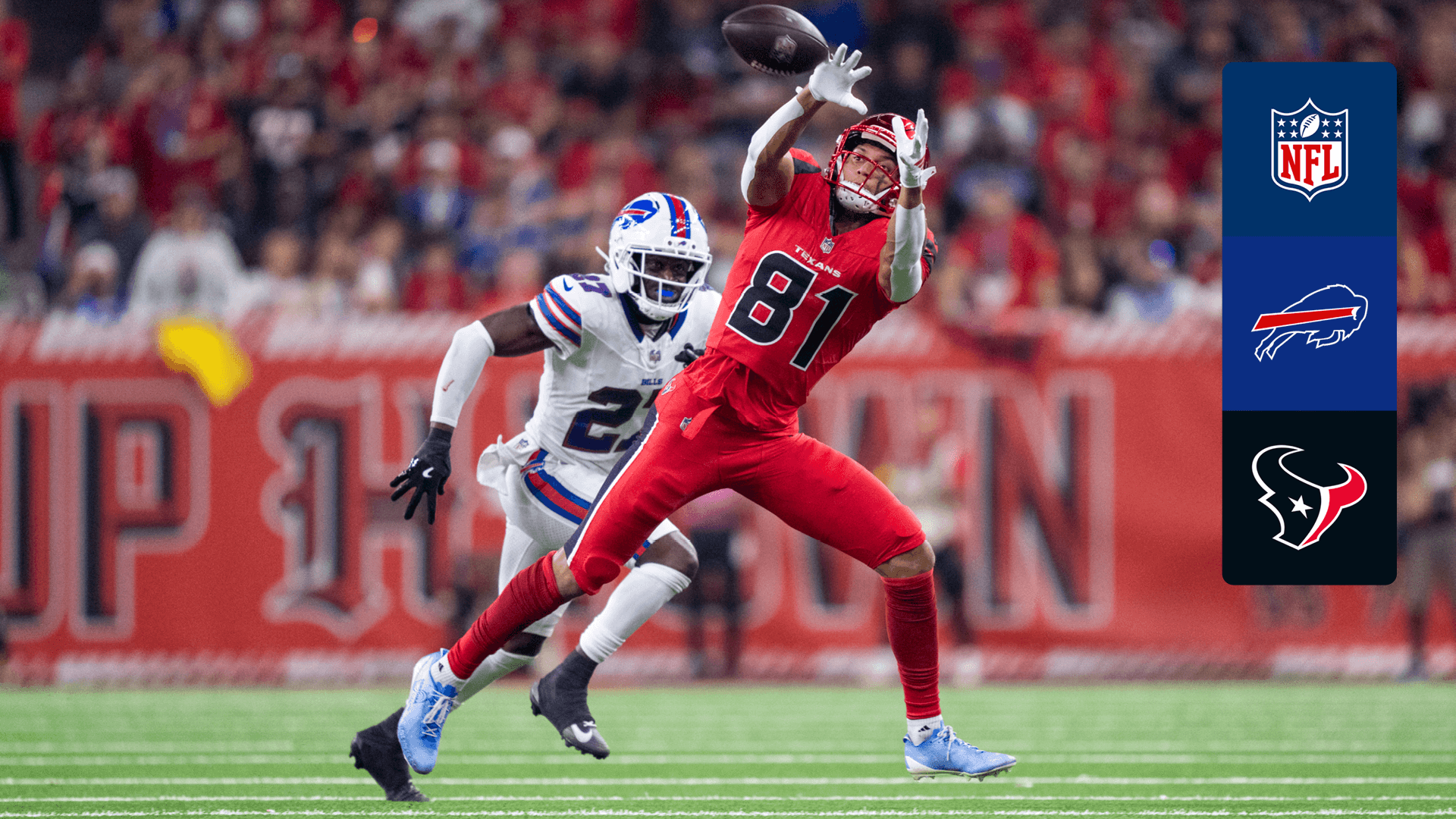 Watch Bills @ Texans (German commentary) Live Stream Online | DAZN DE