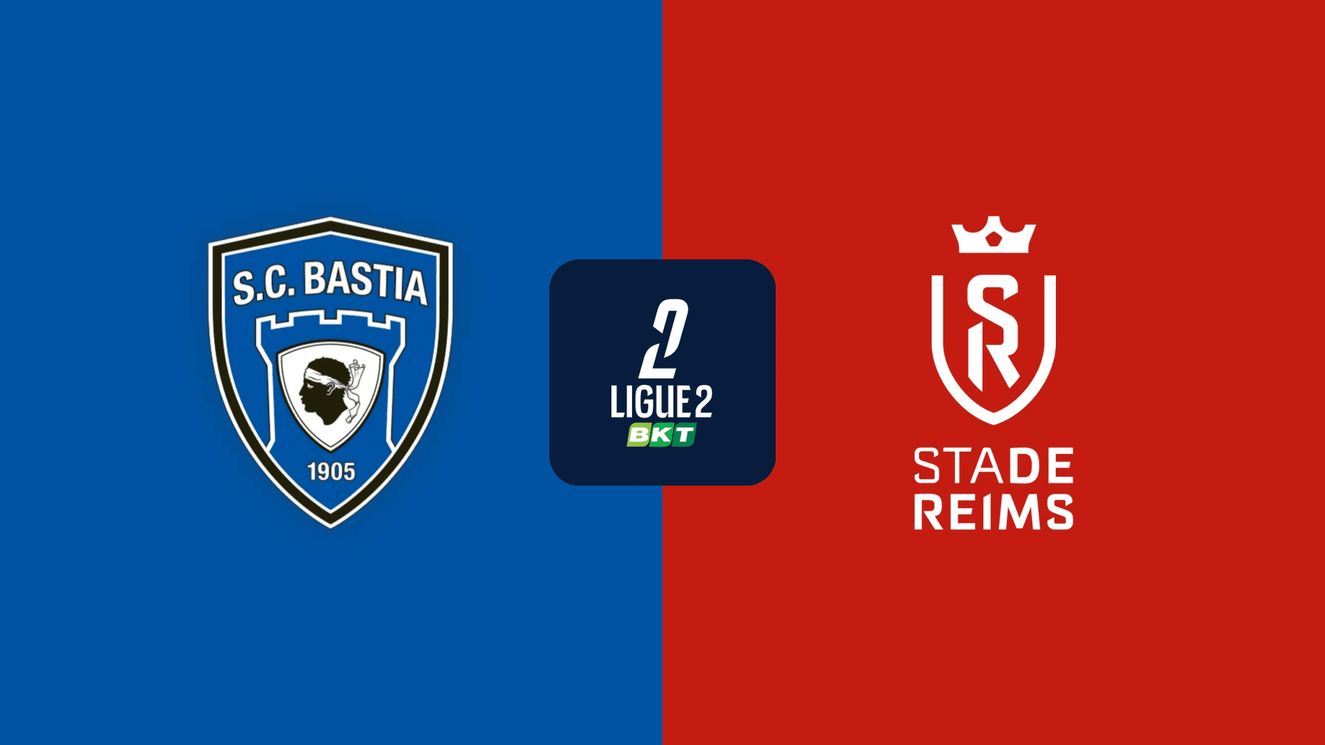 Regardez les diffusions en direct de Bastia - Reims | DAZN BE