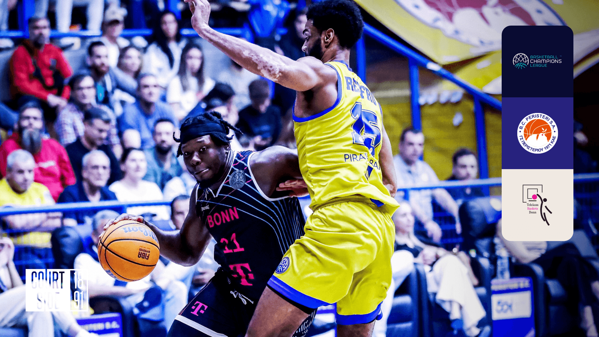 Watch Peristeri bwin - Telekom Baskets Bonn (Game 2) Live Stream | DAZN ES