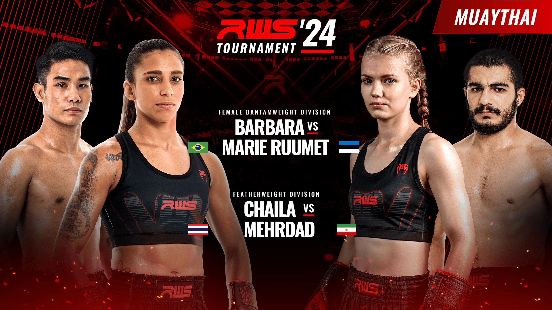 Watch Rajadamnern World Series | Barbara Aguiar vs Marie Ruumet Live ...