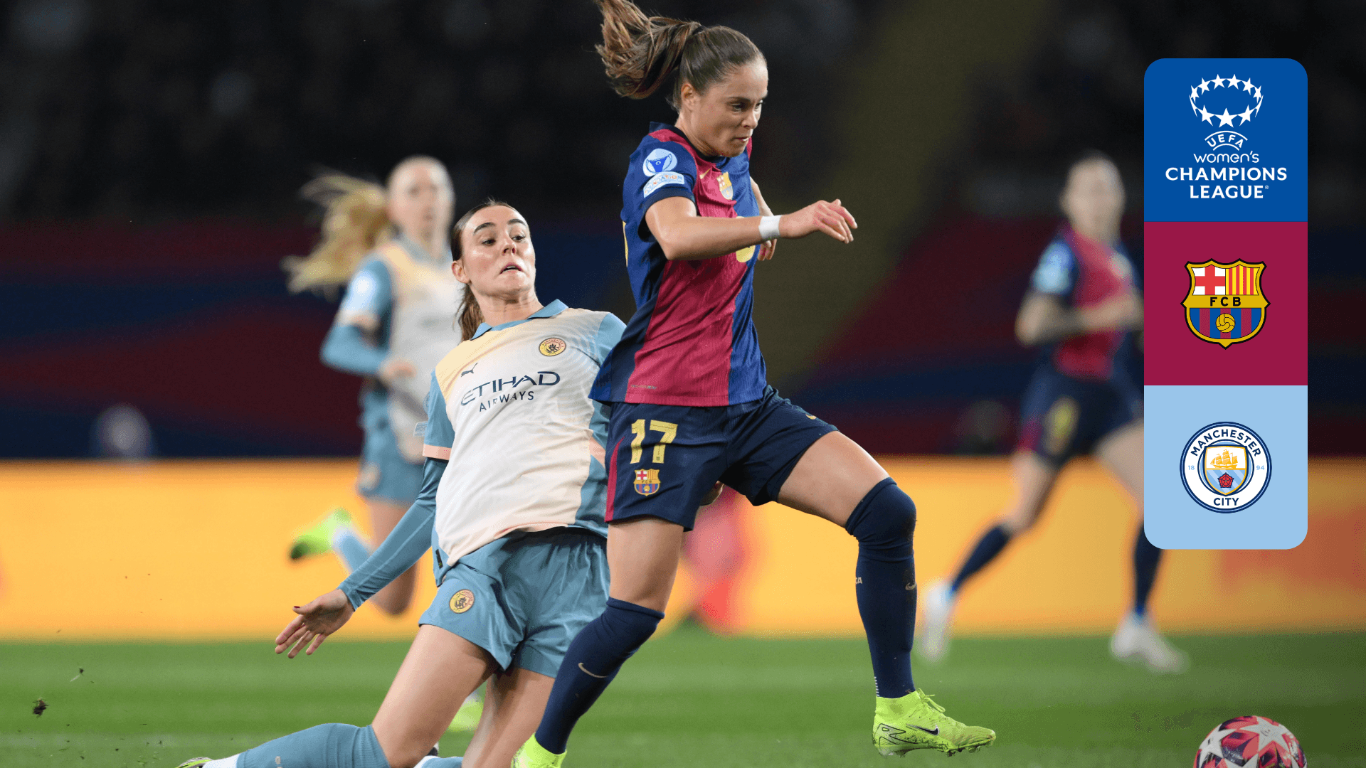 شاهد البث المباشر لـ برشلونة ضد مانشستر سيتي (تعليق إنجليزي) | DAZN MA