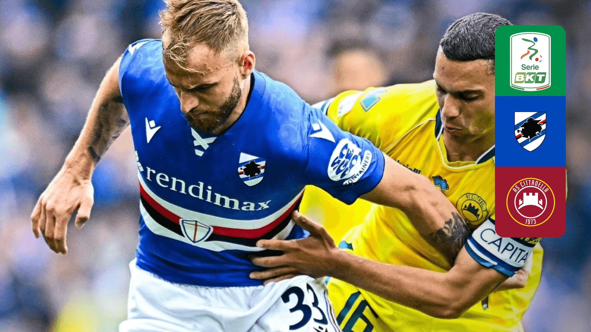 Watch Sampdoria - Cittadella Live Stream | DAZN IT